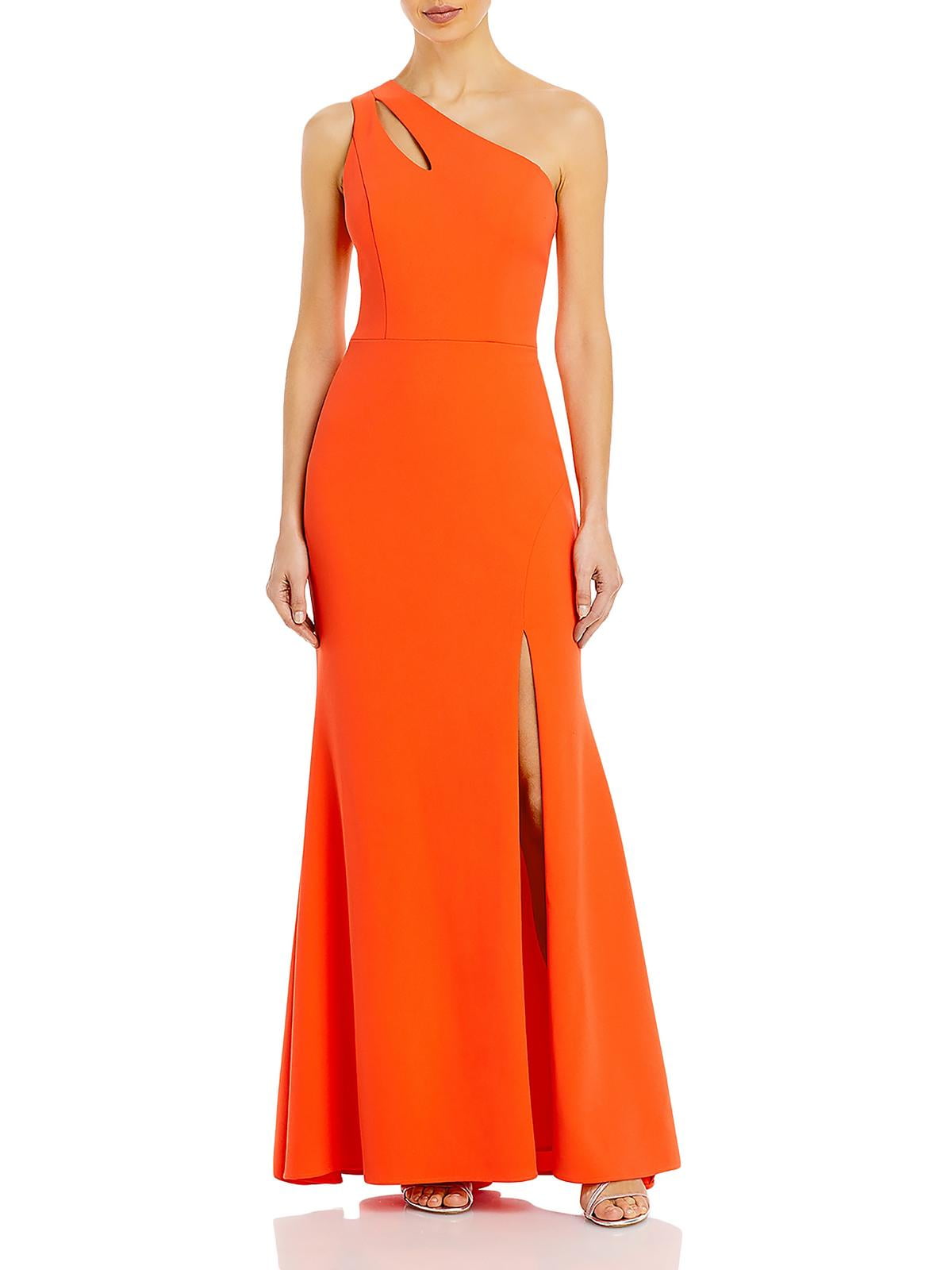 Xscape Womens Crepe Cut Out Evening Dress - Walmart.com