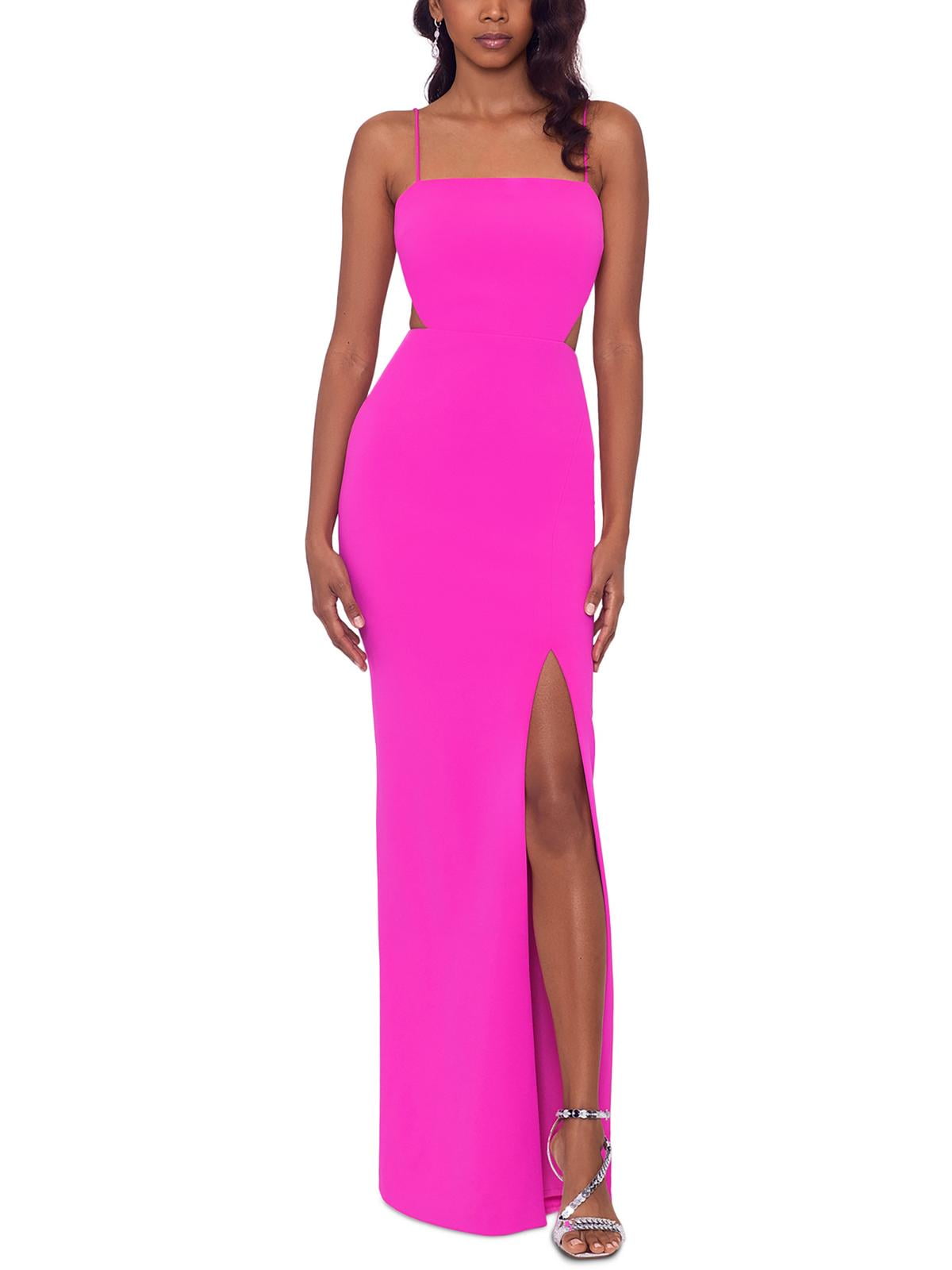 Xscape Womens Knit Cut-Out Evening Dress - Walmart.com