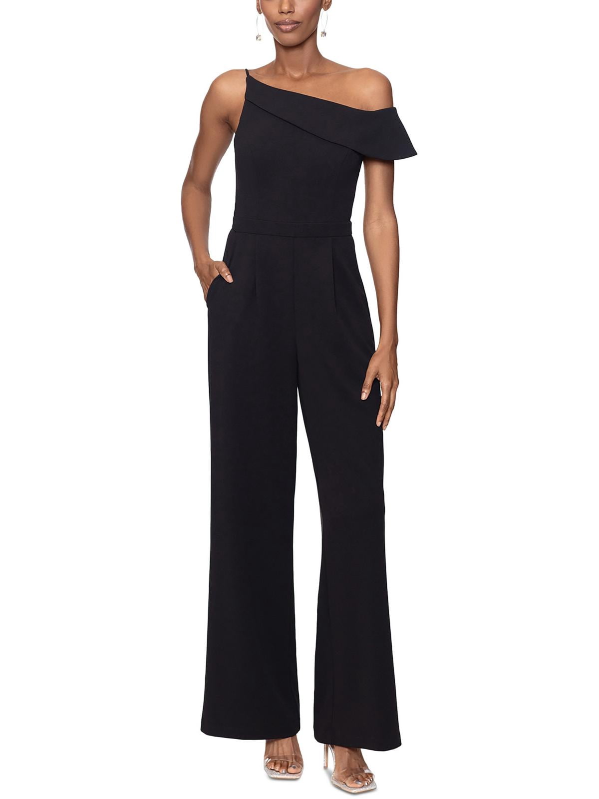 Xscape Womens Knit Straight Leg Jumpsuit - Walmart.com