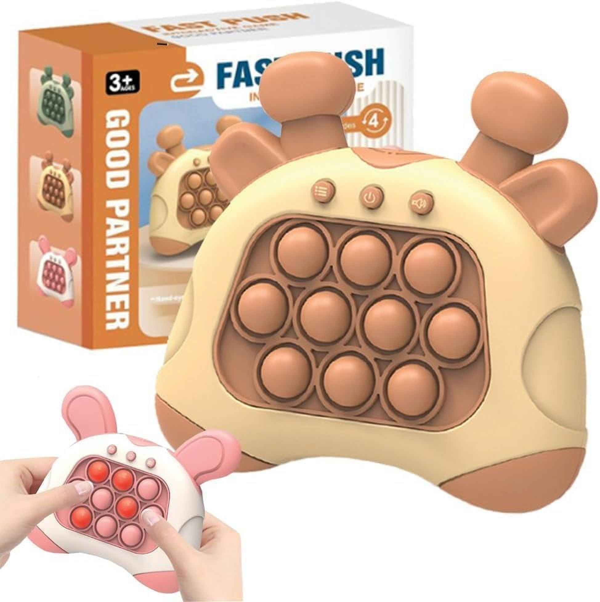 Pop It Game Quick Push Toy, Fast Push Bubble Game, Light-Up Fidget Pop ...