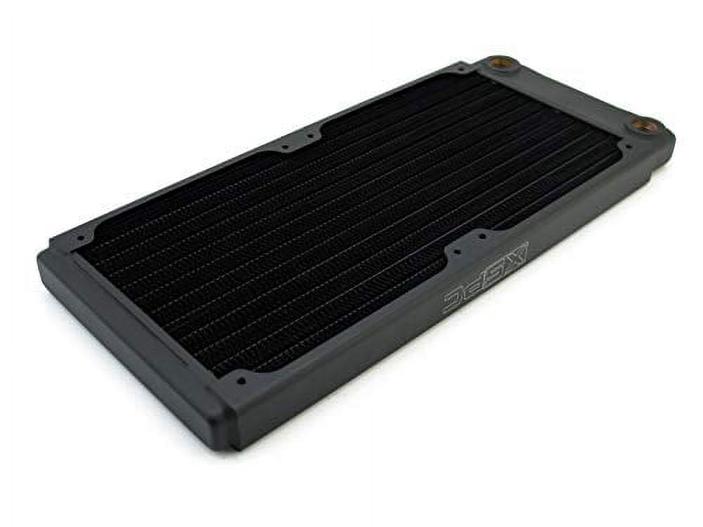 Xspc Xspc Tx240 Ultra Thin Radiator, 120Mm X 2, Dual Fan, Black ...
