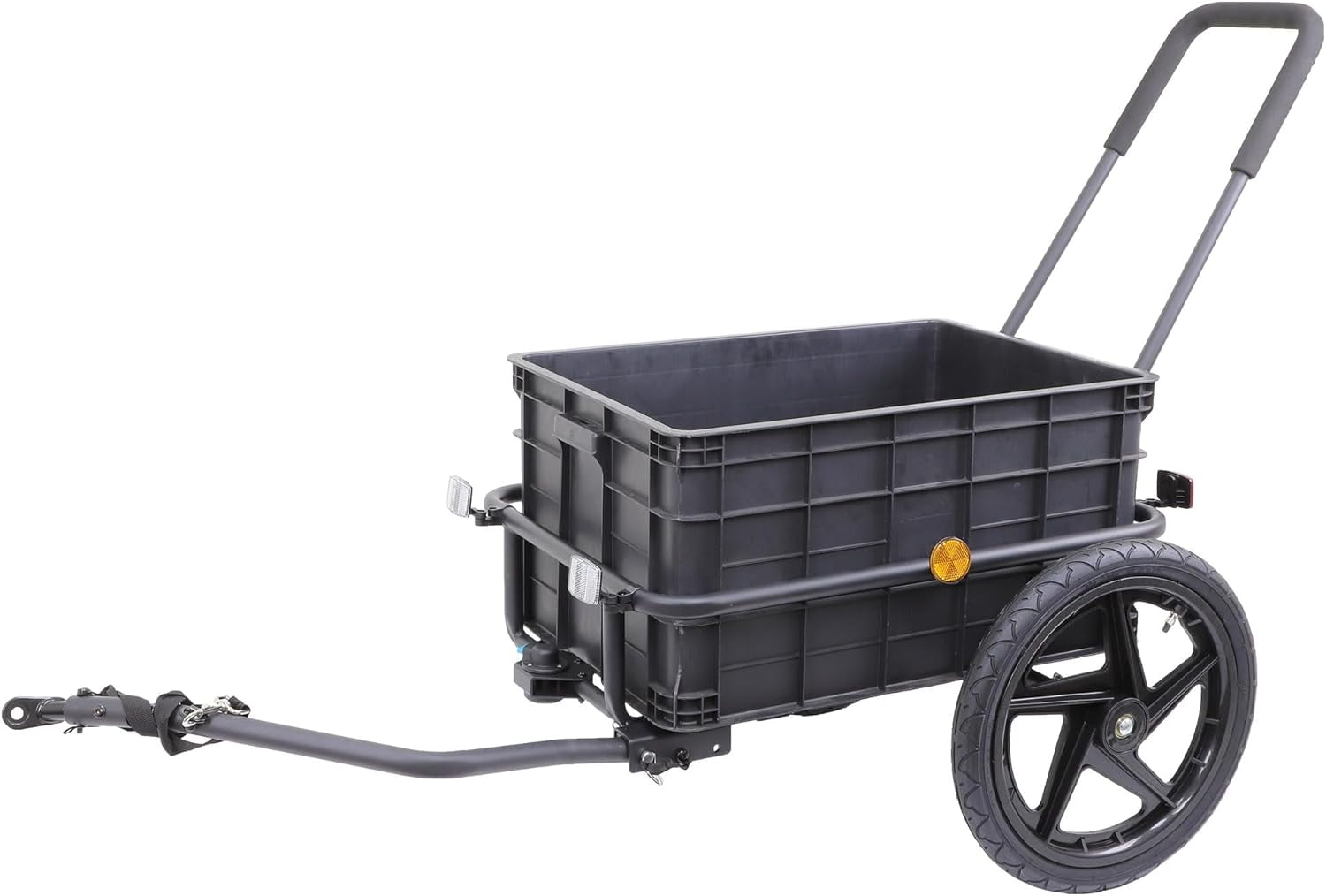 Xspec 2-in-1 Bike Cargo Trailer Pushcart, Bicycle Trailer with ...