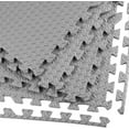 Xspec 3/8" Thick 100 sq. ft. Interlocking Gym EVA Foam Floor Mats (24 ...