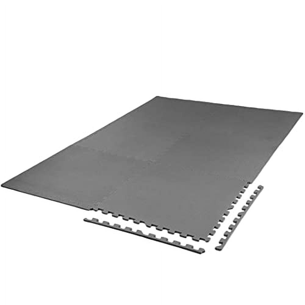 Xspec 3/8" Thick 100 sq. ft. Interlocking Gym EVA Foam Floor Mats (24 ...