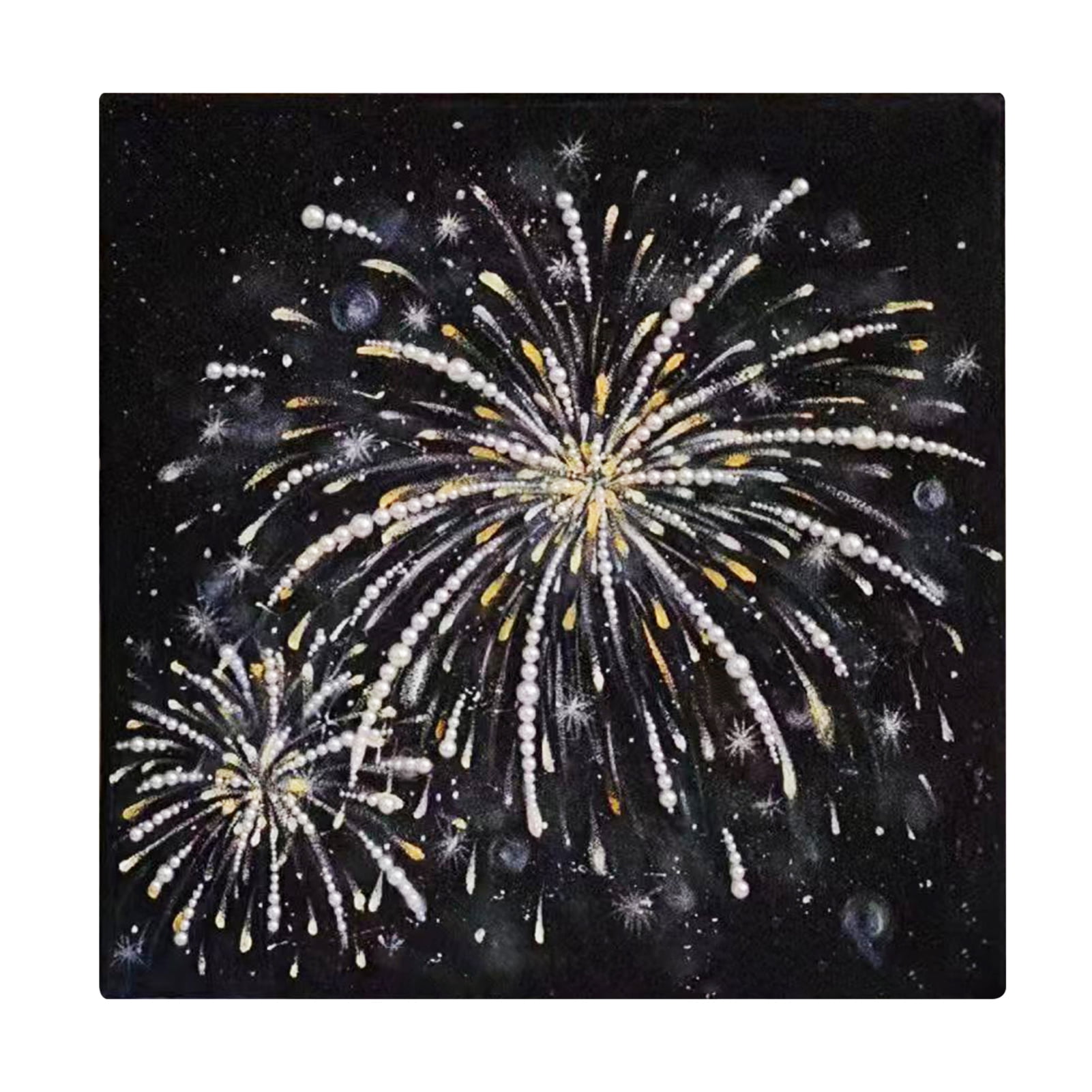 Xssm 1 Set DIY Faux Pearl Spark Painting Kit – Canvas Board, Glue ...