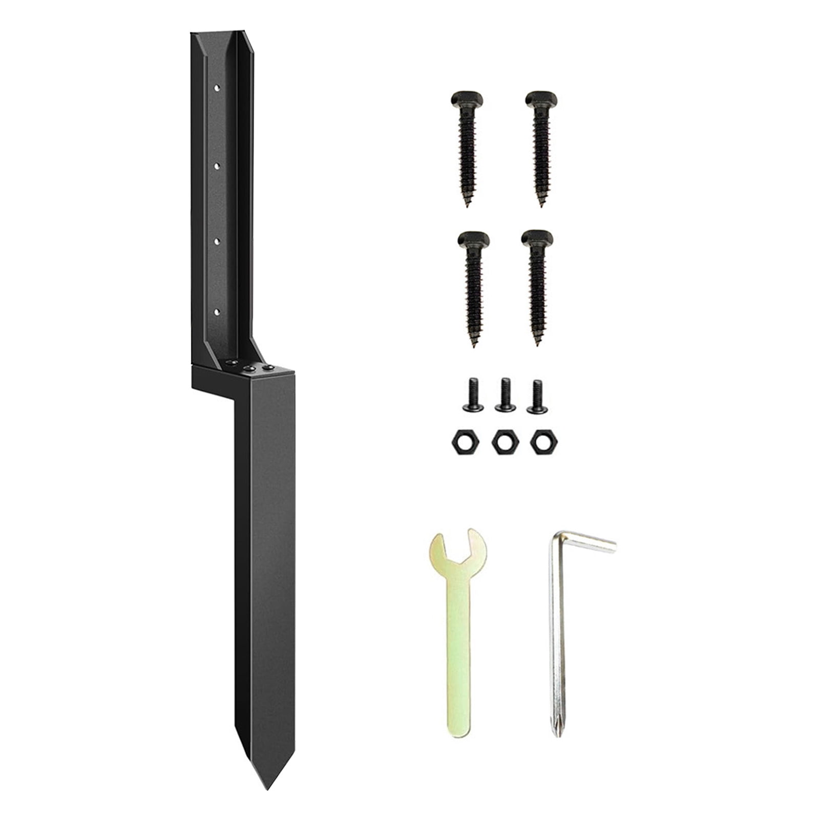 Xssm 1 Set Fence Post Repair Stake Kit – Heavy Duty Steel, Tilted ...