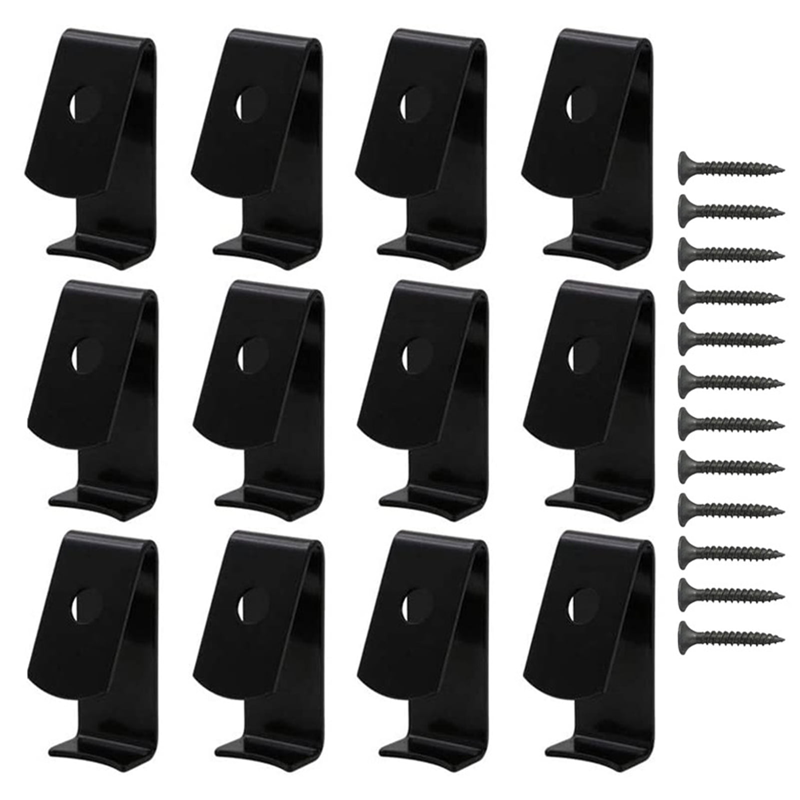 Xssm 12 Pcs Planter Clips – Wall Mounted Hooks – Metal Flowerpot ...