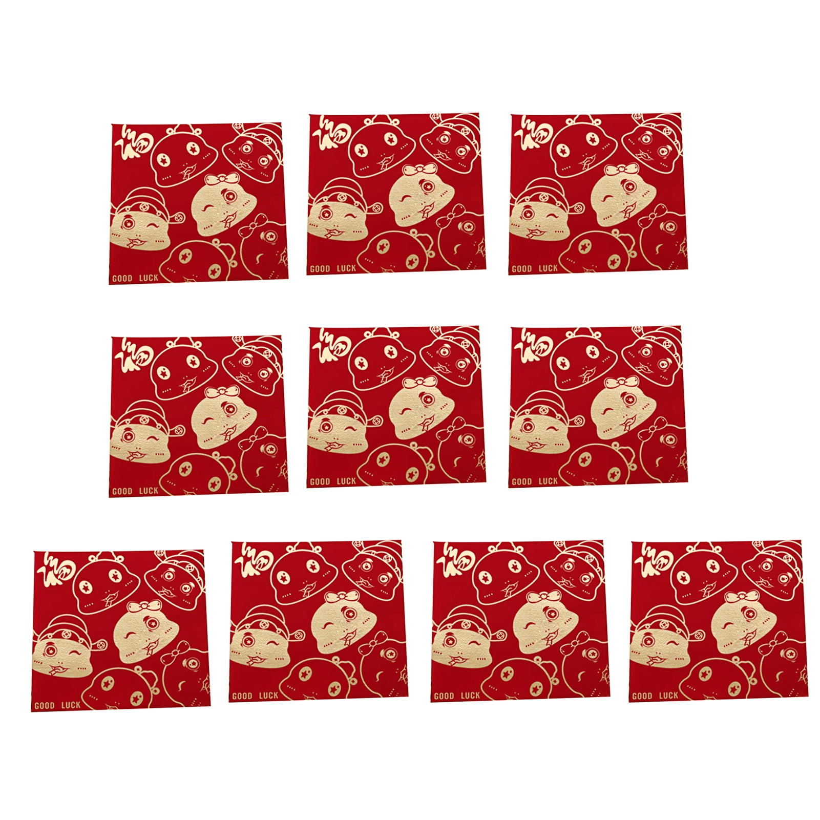 Xssm 2025 New Year Red Envelopes – 10Pcs Year of The Snake Lucky Money ...