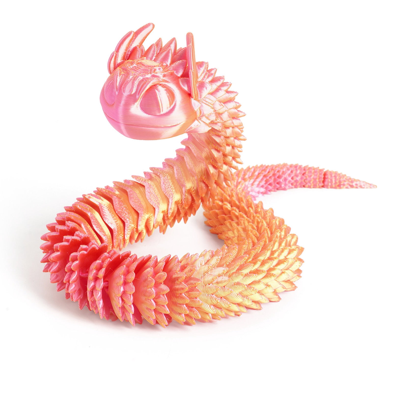 Xssm 3D Printed Snake Toy – Articulated Animals Ornament – Flexible ...
