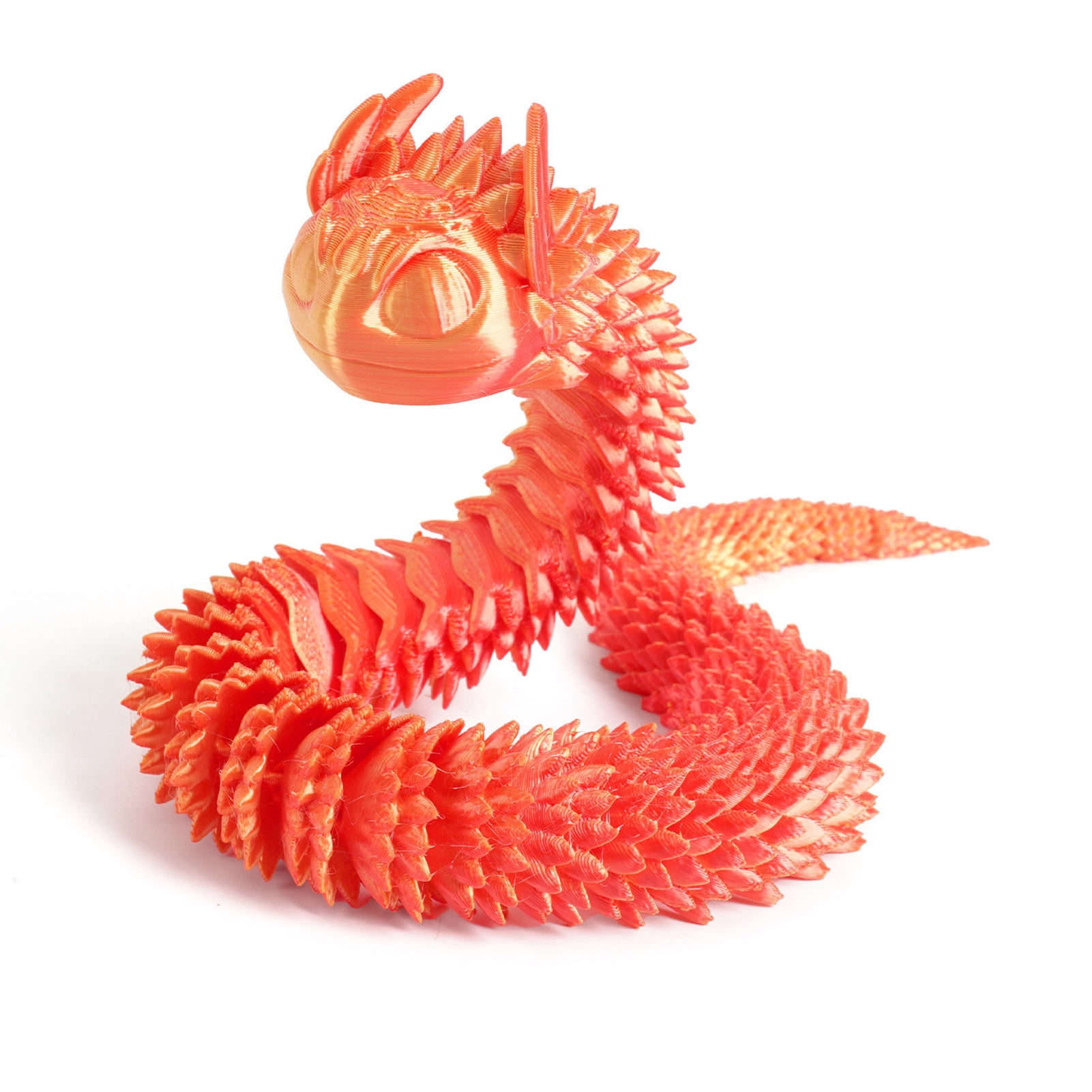 Xssm 3D Printed Snake Toy – Articulated Animals Ornament – Flexible ...