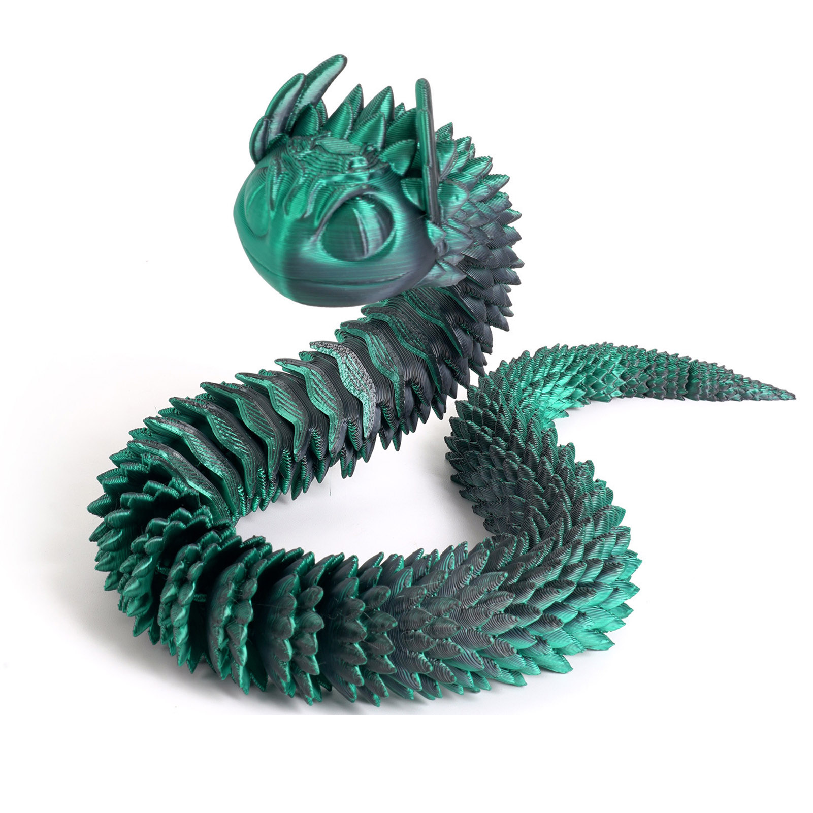 Xssm 3D Printed Snake Toy – Articulated Animals Ornament – Flexible ...