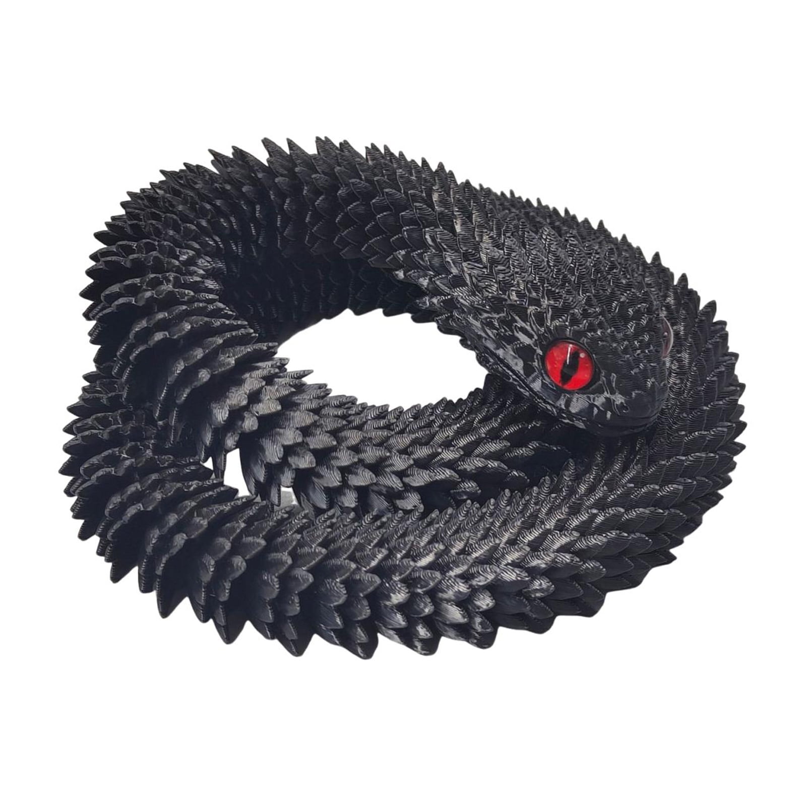 Xssm 3D Printed Snake Toy – Articulated Viper Figurine, Fidget Snake ...