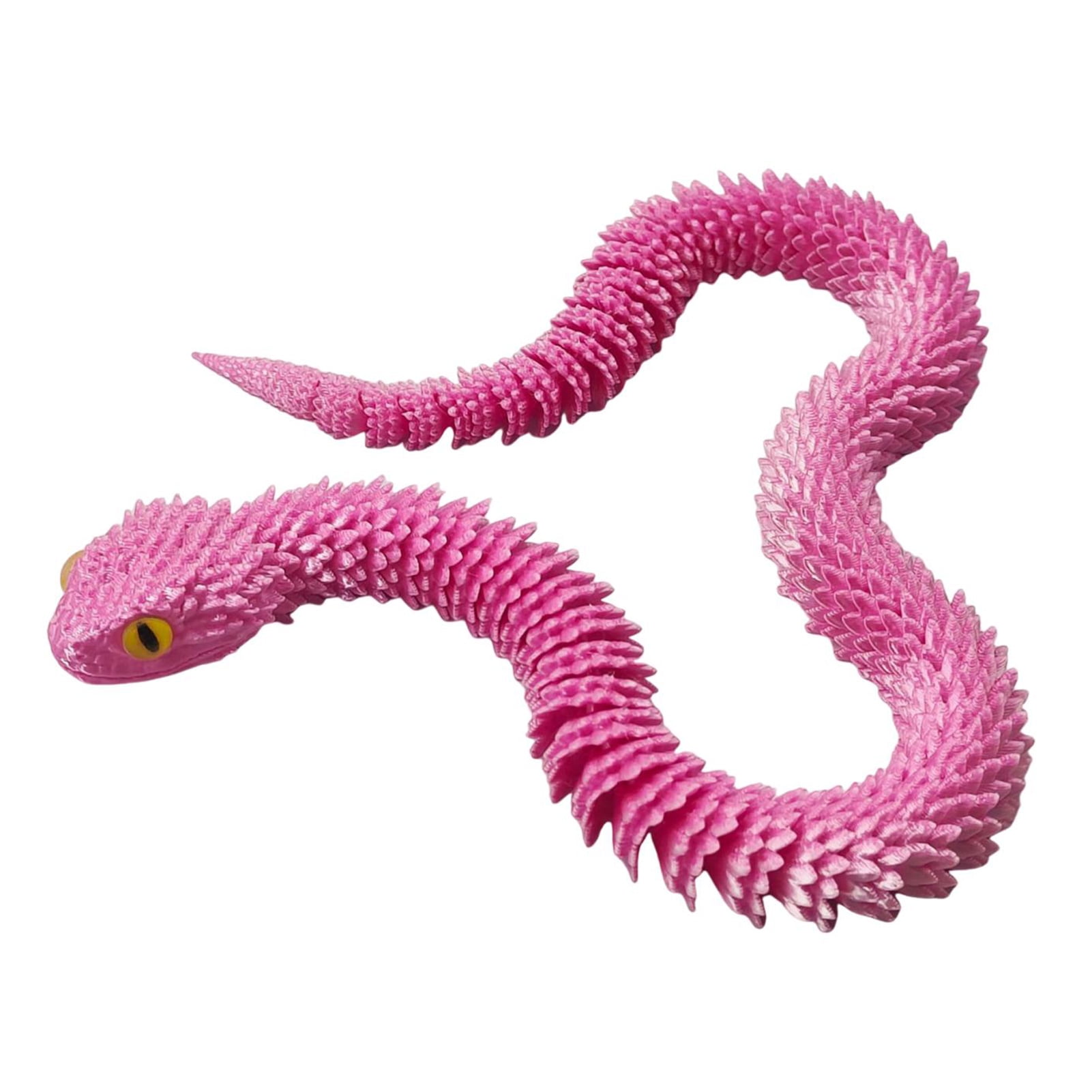 Xssm 3D Printed Snake Toy – Articulated Viper Figurine, Fidget Snake ...