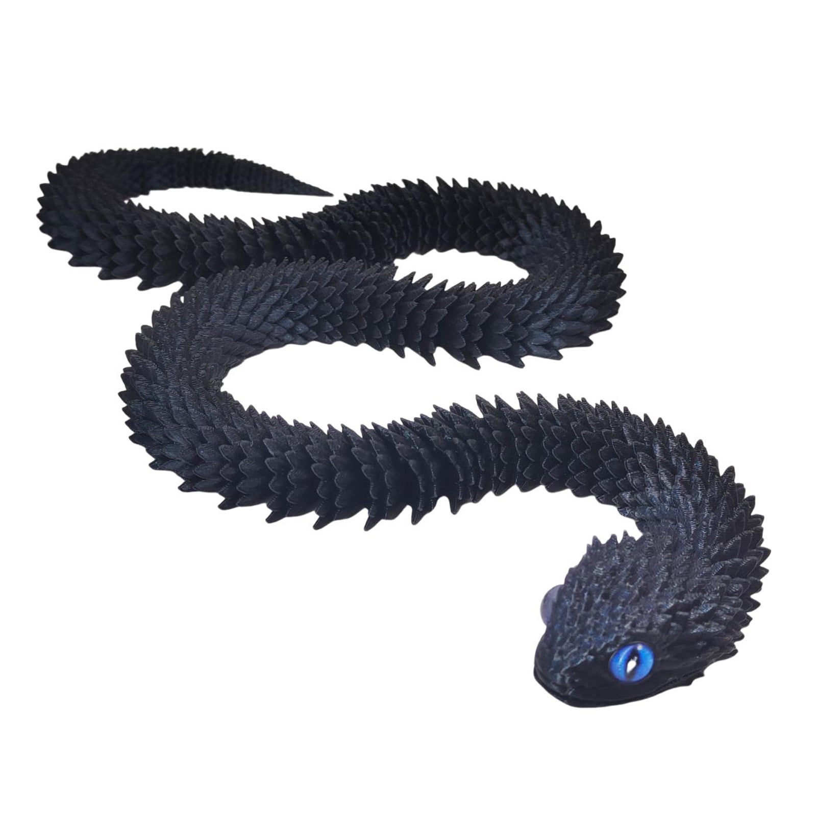 Xssm 3D Printed Snake Toy – Articulated Viper Figurine, Fidget Snake ...