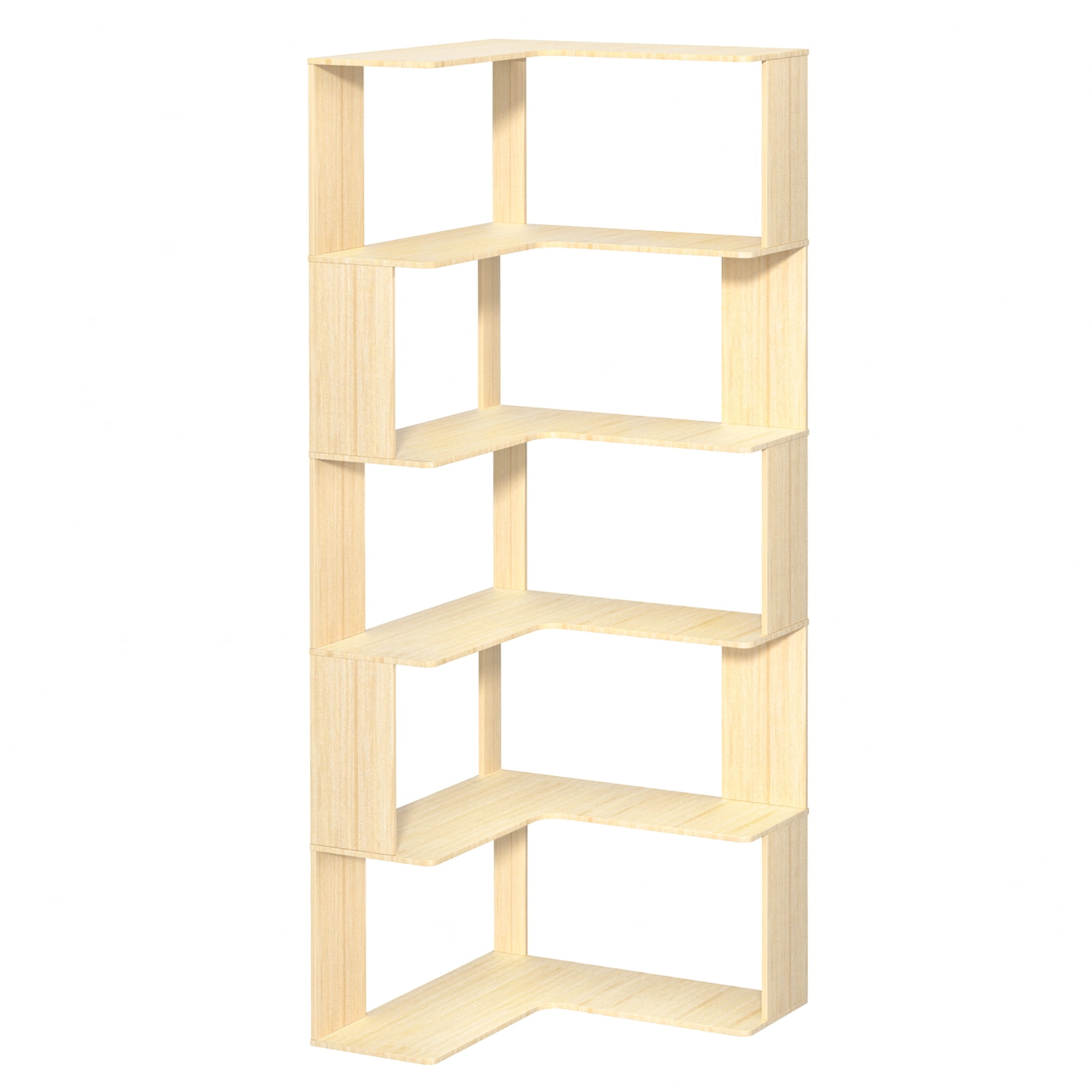 Xssm 5 Tier Corner Shelf Corner Display Rack Multipurpose Shelving Unit ...