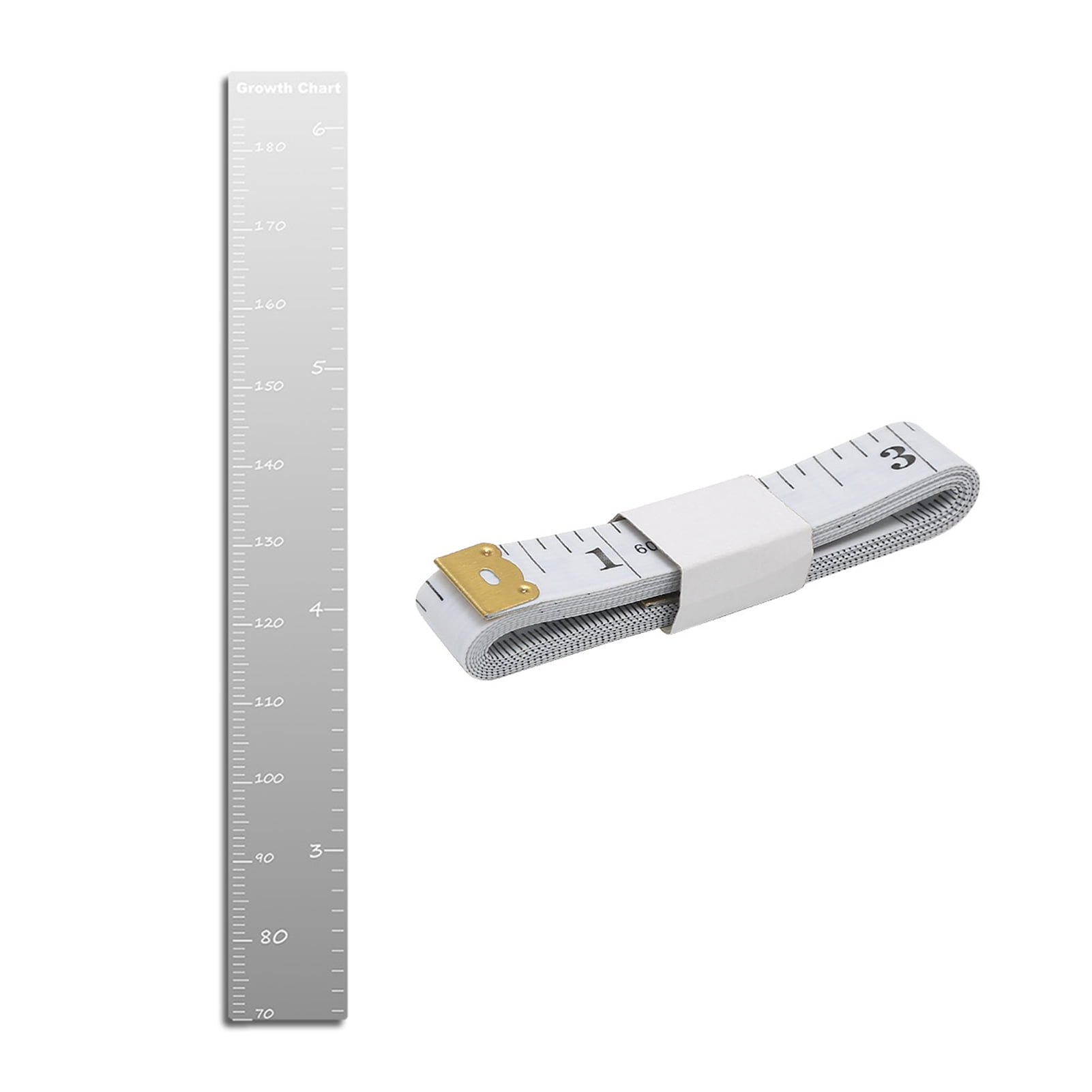 Xssm Acrylic Mirror Kids Growth Chart – Children Room Nursery Bedroom ...