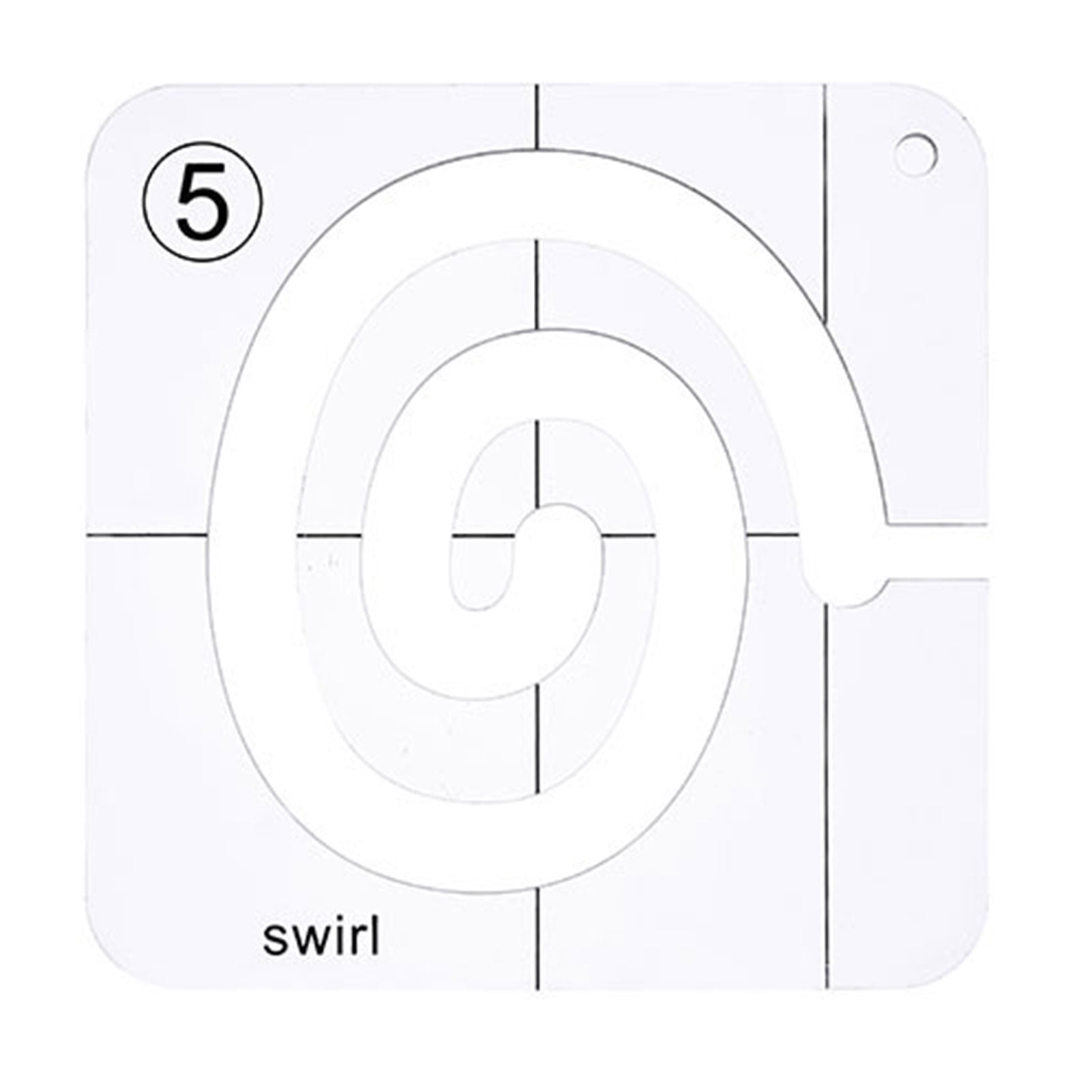 Xssm Acrylic Quilting Template Set - Free Motion Quilting Ruler, DIY ...