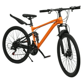 Huffy Scout Hardtail Mountain Bike, 24" Wheels, 21-Speeds, Disc Brakes ...