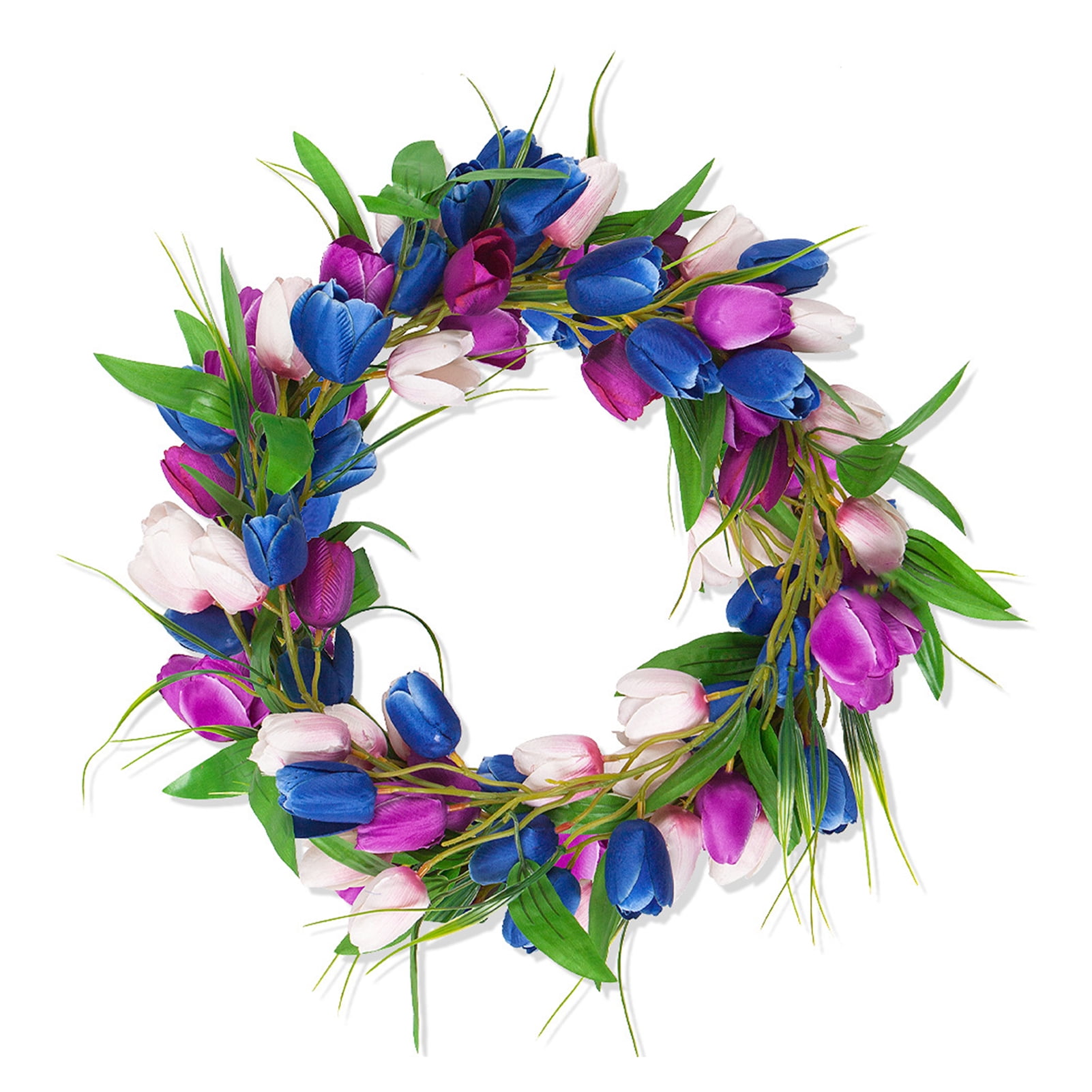 Xssm Artificial Tulip Garland – Spring Easter Hanging Vines, Floral Garland with Artificial ...