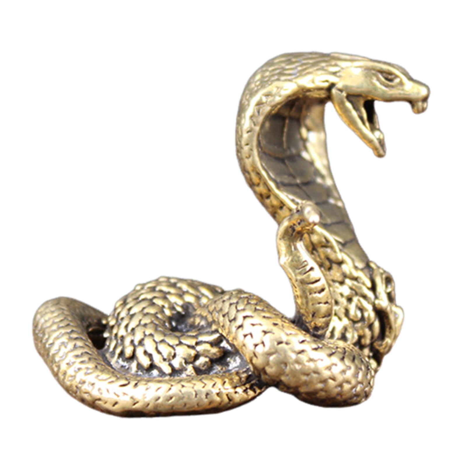 Xssm Brass Snake Figurine, Vintage Chinese Zodiac Snake Model, Mini Boa ...
