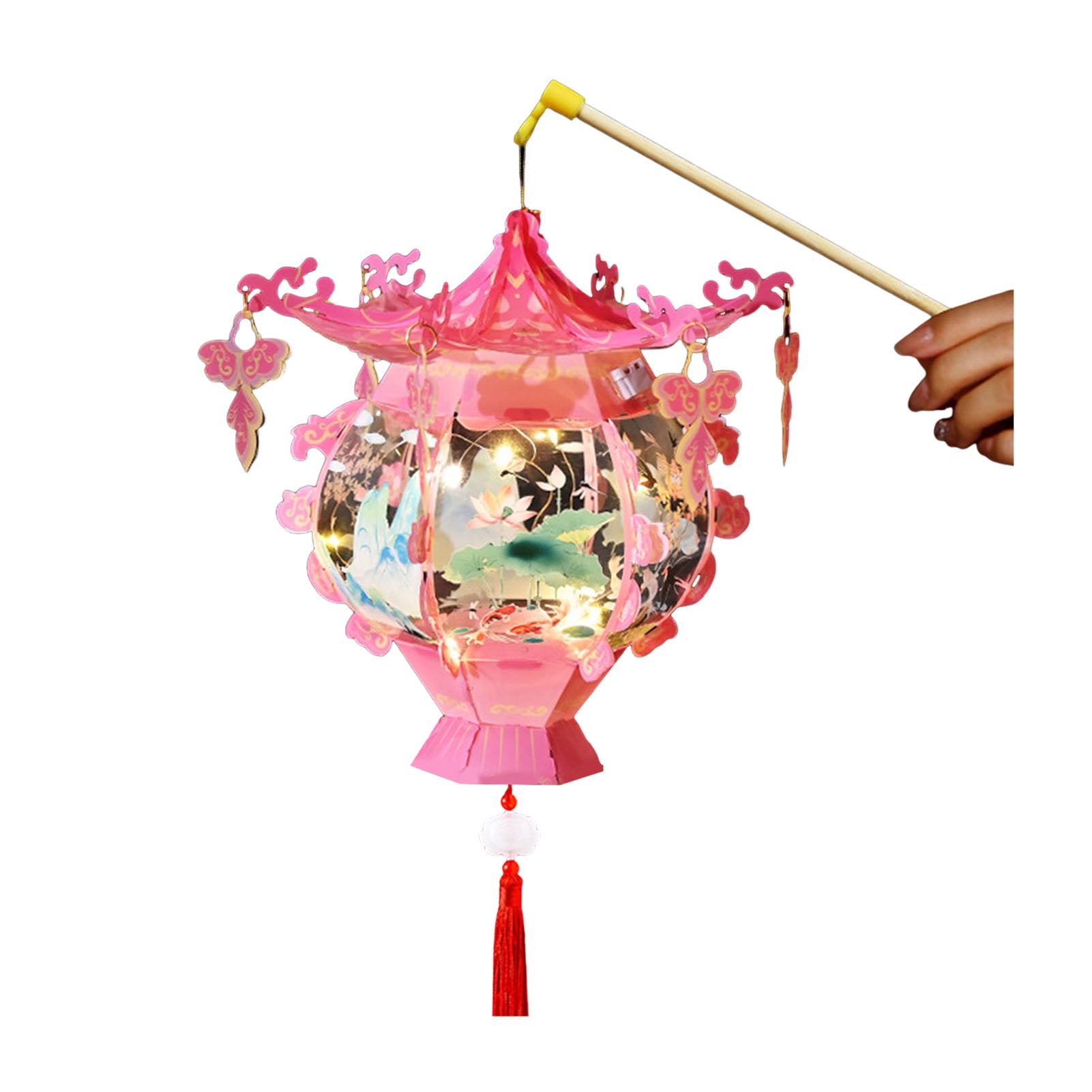 Xssm Chinese New Year DIY Lantern Kit – Handheld Ancient Style Lantern, Kids DIY Craft for ...