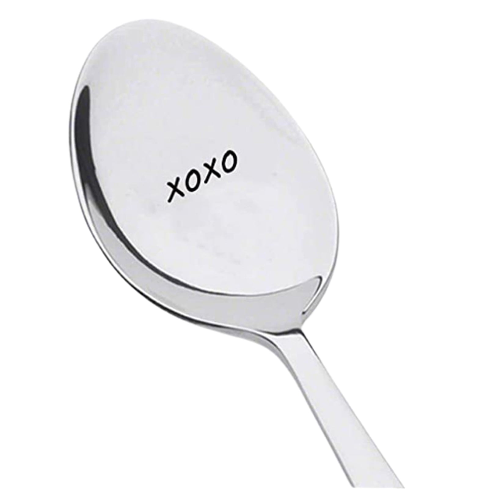 Xssm Coffee Spoon - Engraved with Letters, Long Handle, Mirror Surface ...
