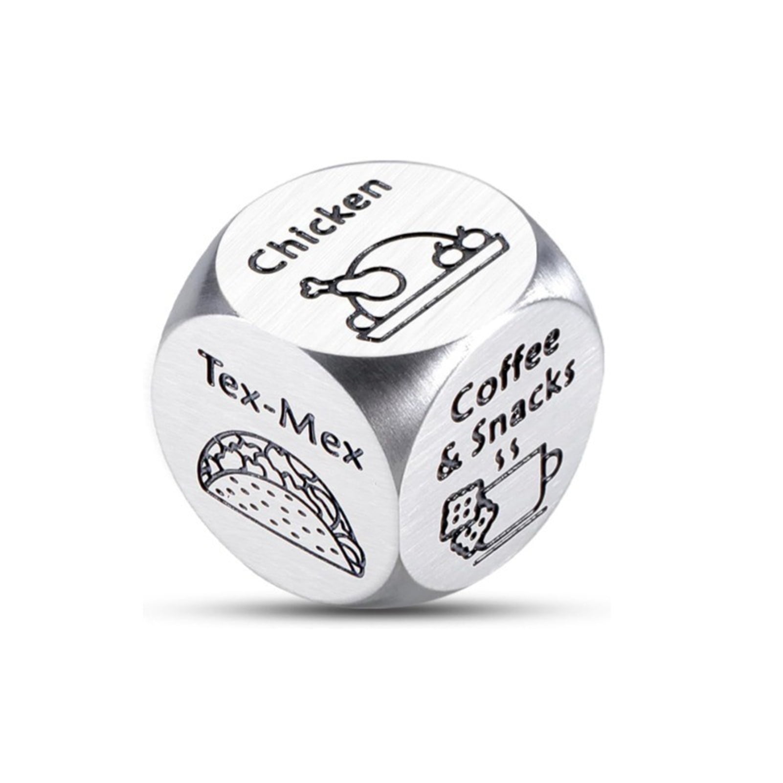 Xssm Decision Dice, Stainless Steel Engraved Date Night Dice for ...