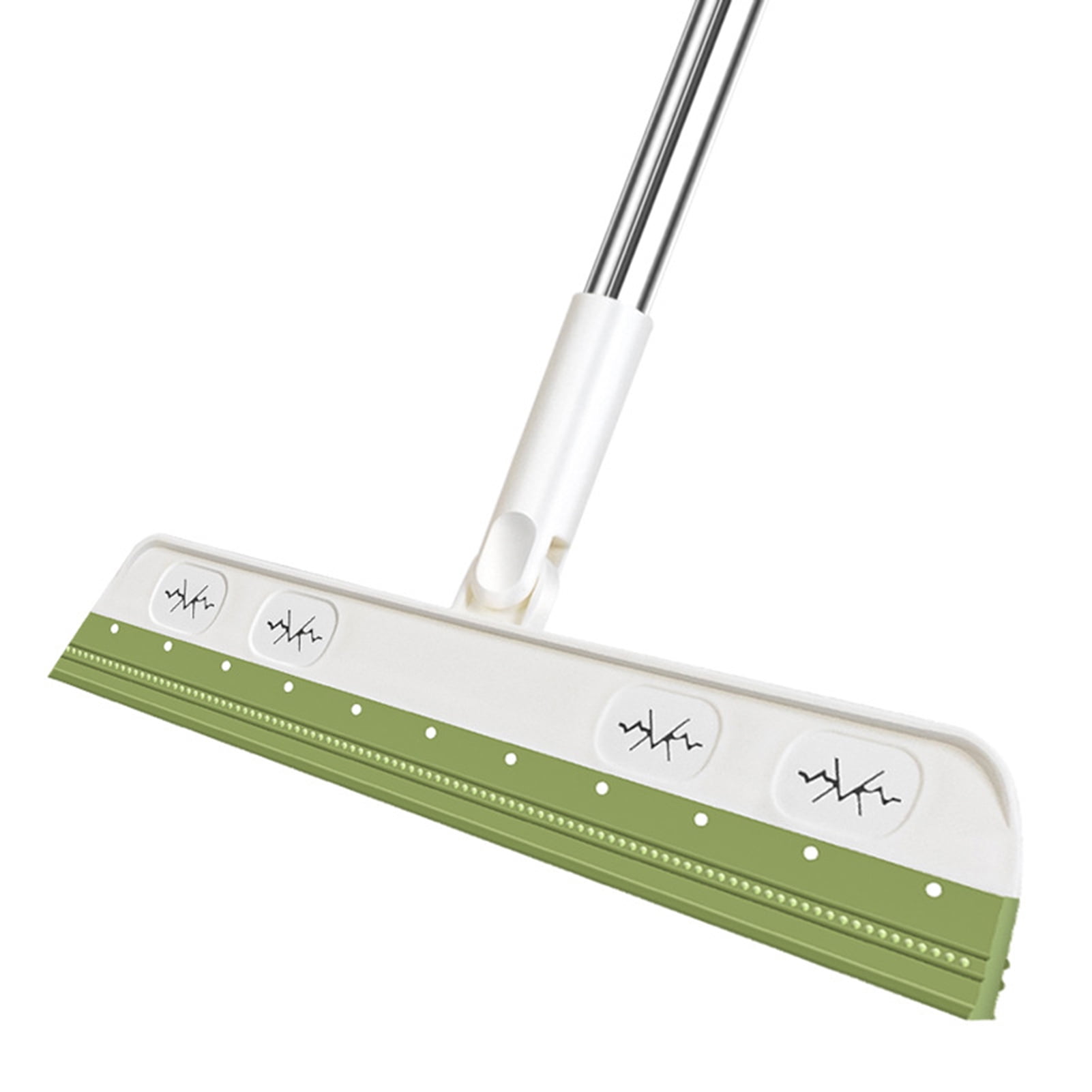 Xssm Floor Scraper Broom Non-Stick – Wet & Dry Dual Use, 180° Rotating ...