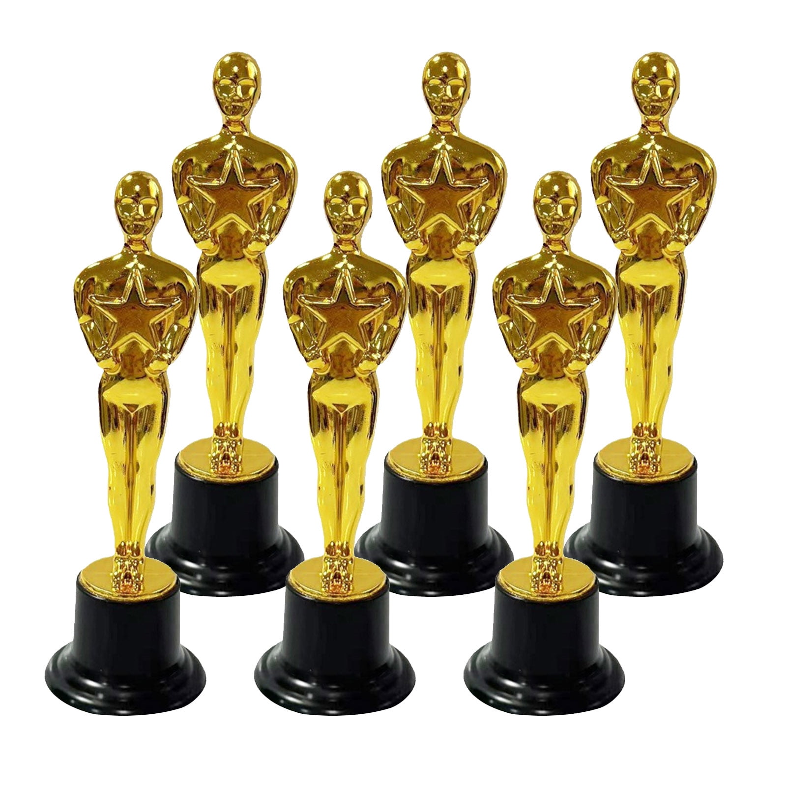 Xssm Golden Award Trophy – 6Pcs, Statues, Events Sports, Oscar-Like ...