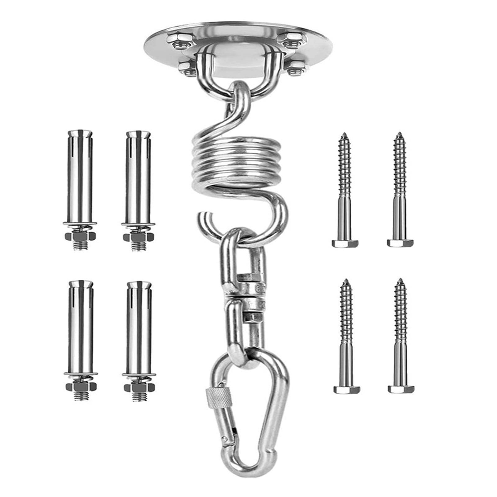 Xssm Hanging Chair Hook Kit - Spring Swivel Carabiner, Heavy Duty ...