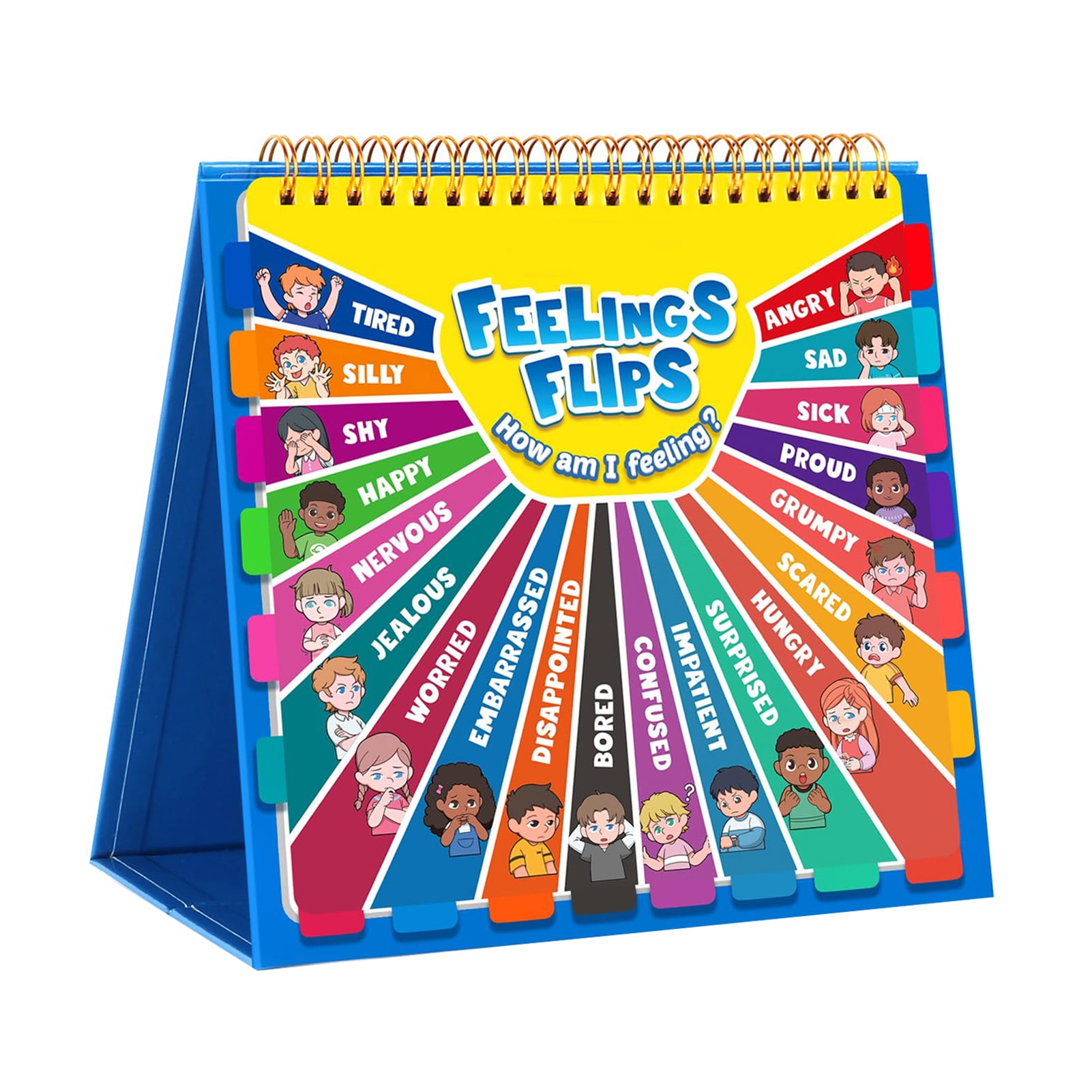 Xssm Kids Social Emotions Book - 10 Scenes to Analyze Feelings, 20 Different Emotions, Learning ...