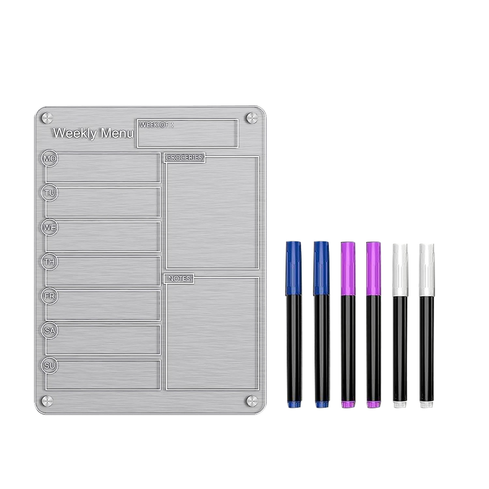 Xssm Magnetic Note Board - Clear Dry Erase Planner, Transparent ...