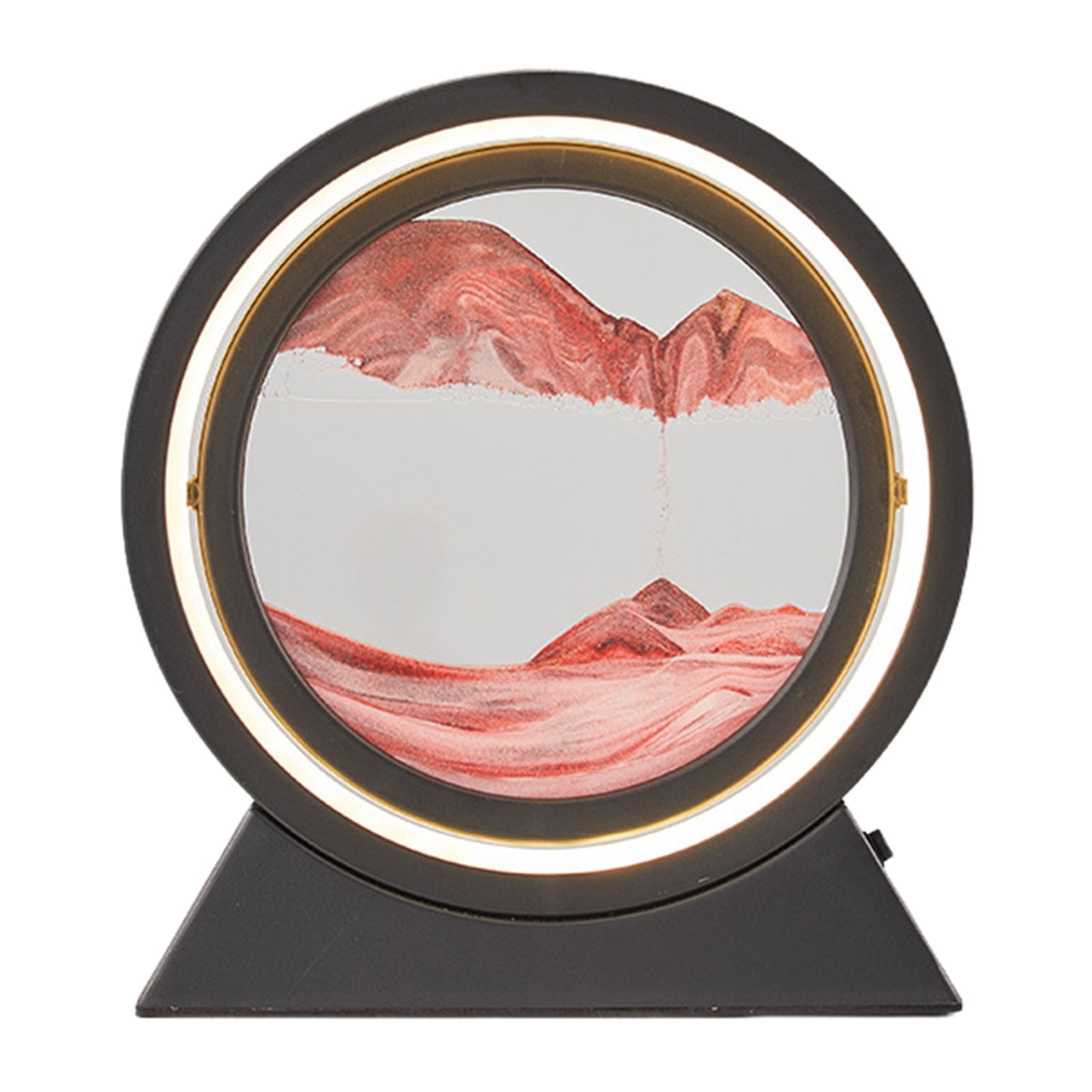 Xssm Moving Sand Art Desk Lamp – Quicksand Picture, 3D Deep Sea ...