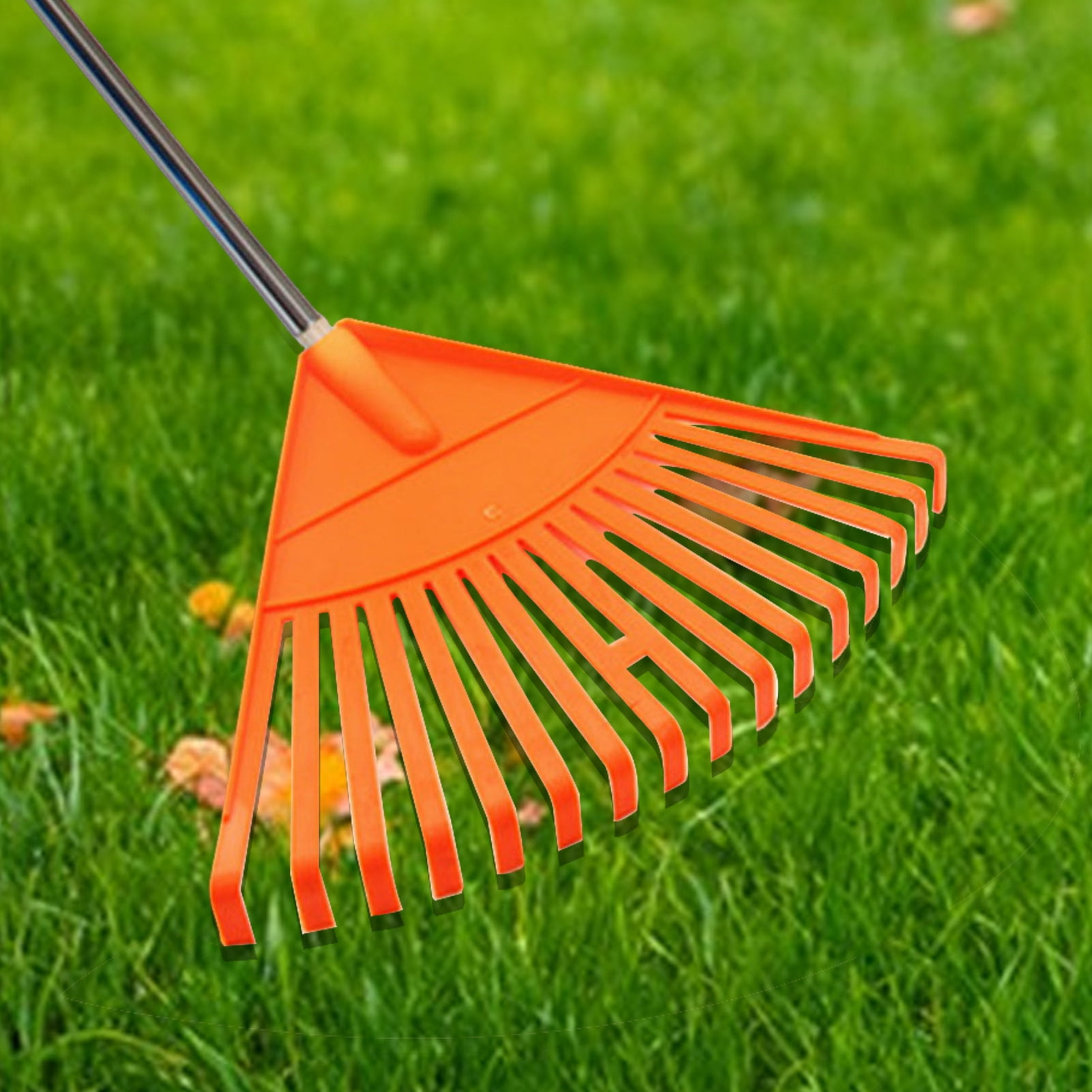 Xssm Non-Slip Garden Rake - Weed Puller Tool with Long Adjustable ...