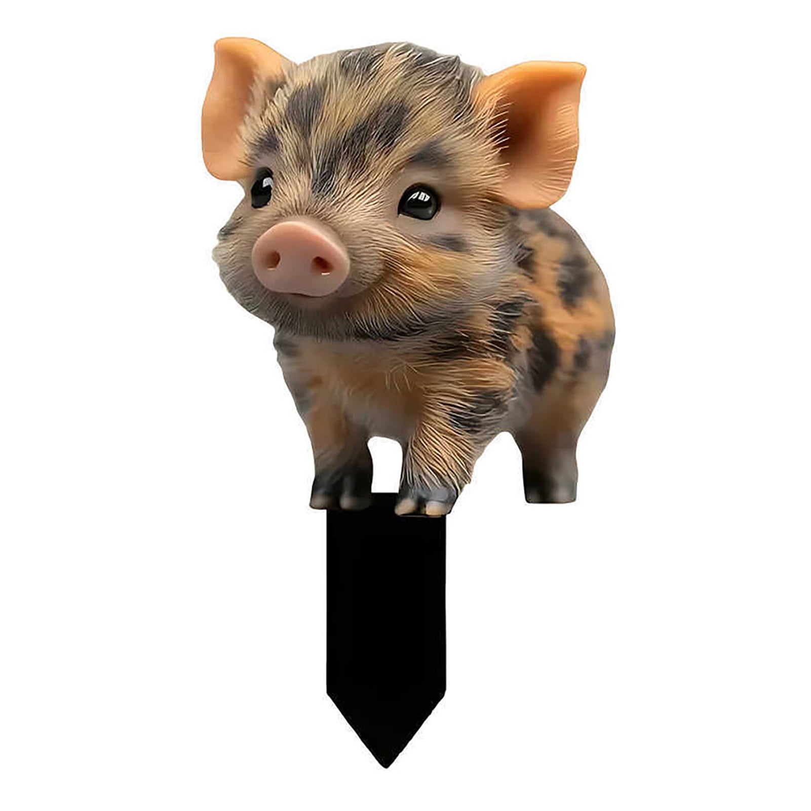 Xssm Pig Stake Yard Sign – 2D Cartoon Pig Acrylic Garden Insert ...