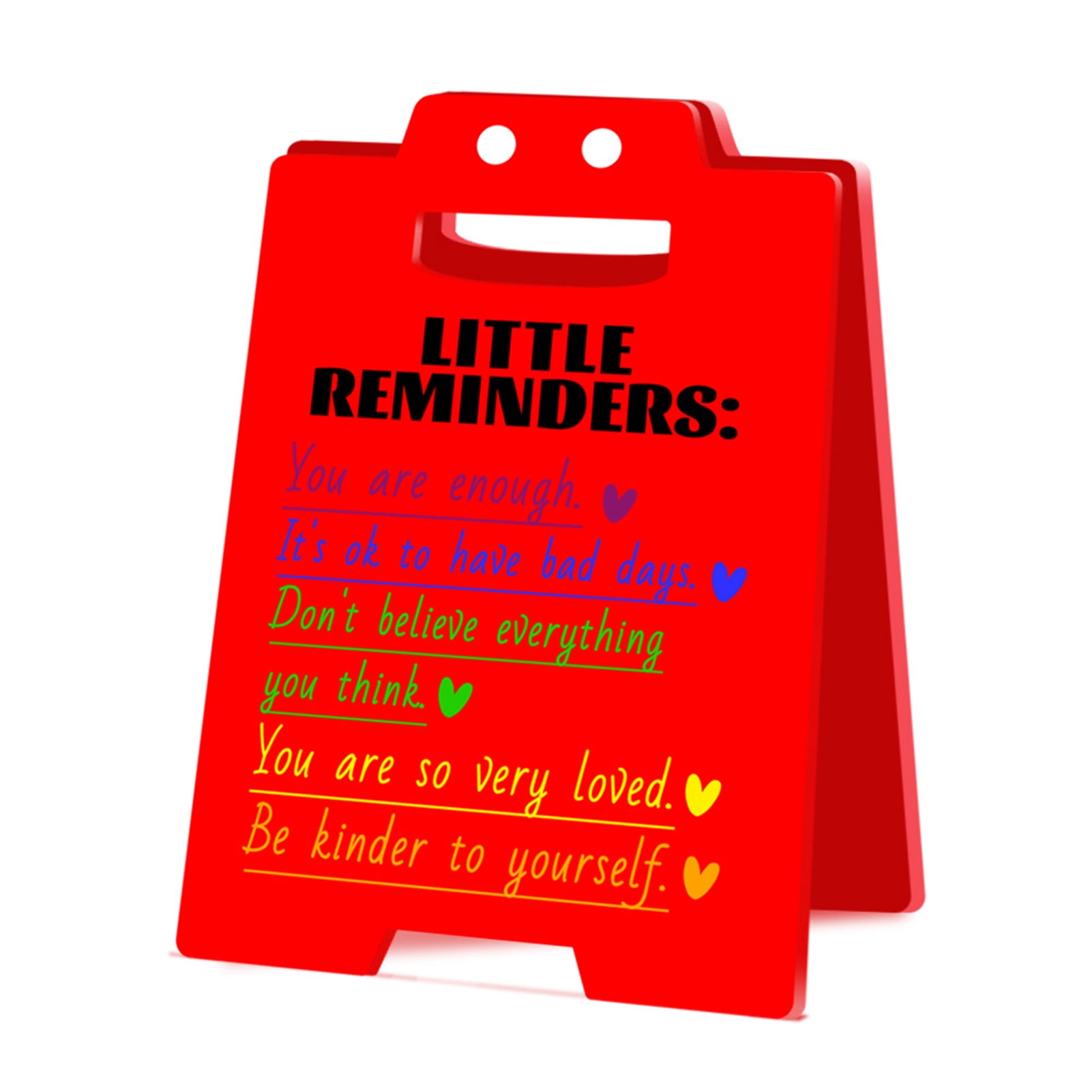 Xssm Red Acrylic Desk Caution Sign – Heavy Duty Prank Desktop Warning ...