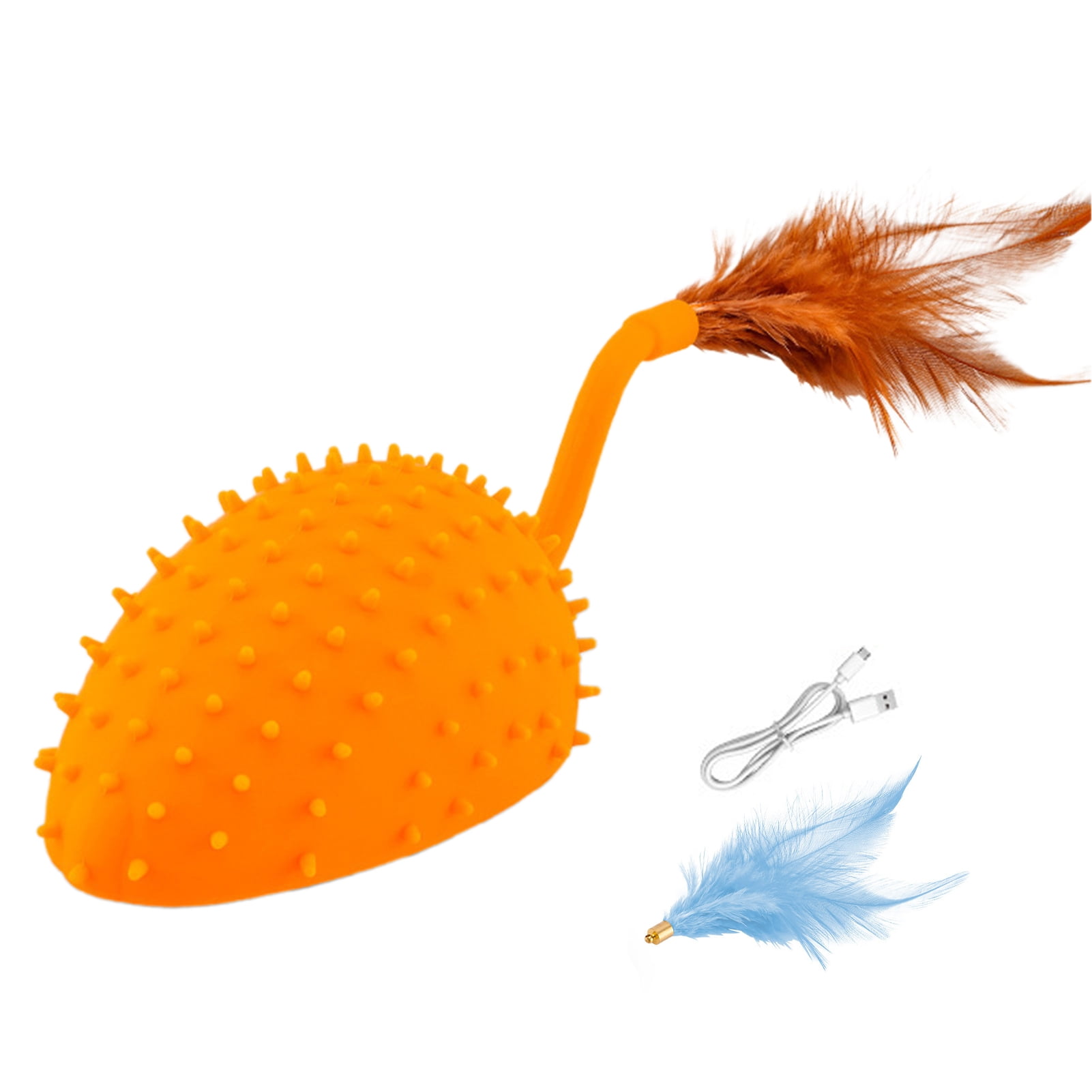 Xssm Remote Control Silicone Mouse Toy, with LED Light, Electric ...