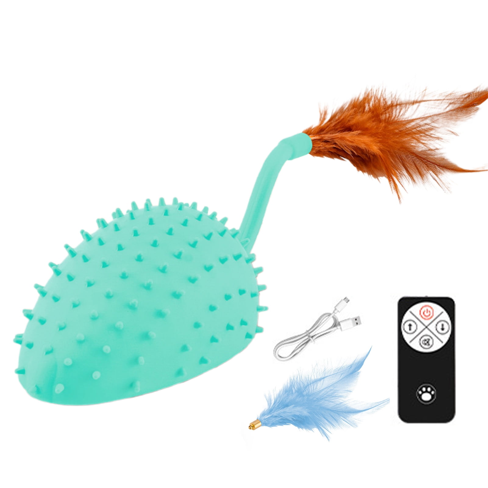 Xssm Remote Control Silicone Mouse Toy, with LED Light, Electric ...