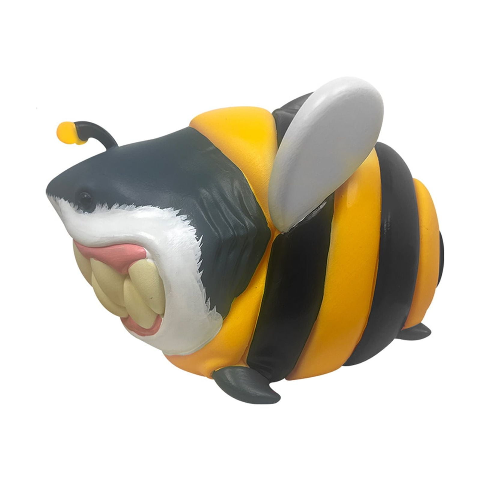 Xssm Shark Resin Ornament – Cartoon Shark Bee Figurine, Tabletop Decor ...