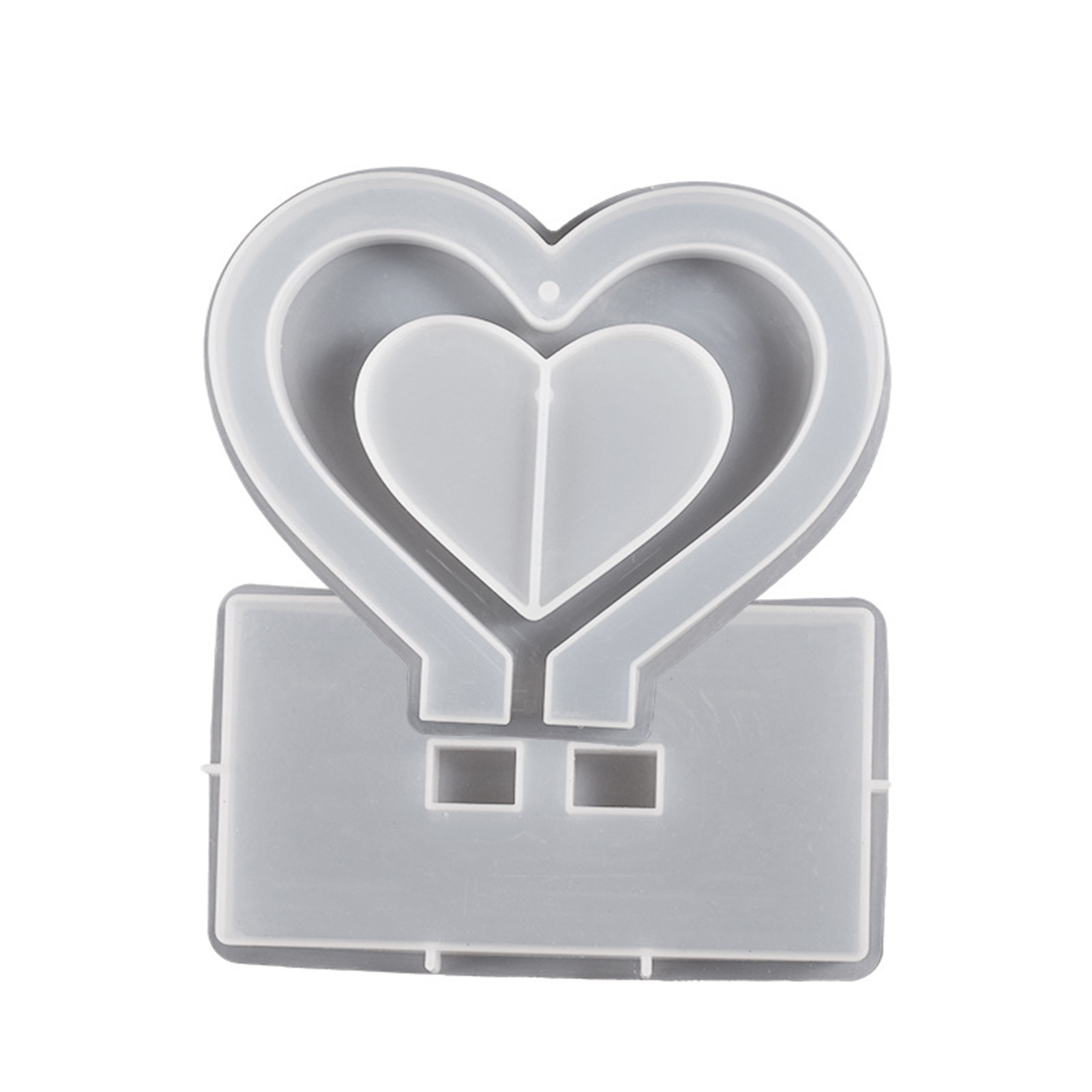 Xssm Silicone Casting Moulds - Heart-Shaped, Non-Deformation, Easy ...