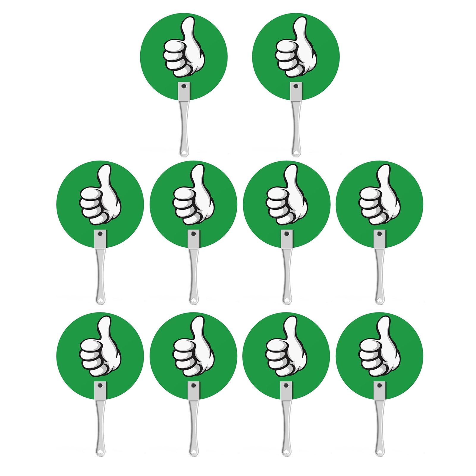 Xssm Thumbs-up Thumbs Down Classroom Voting Paddles – 10Pcs, Teachers ...