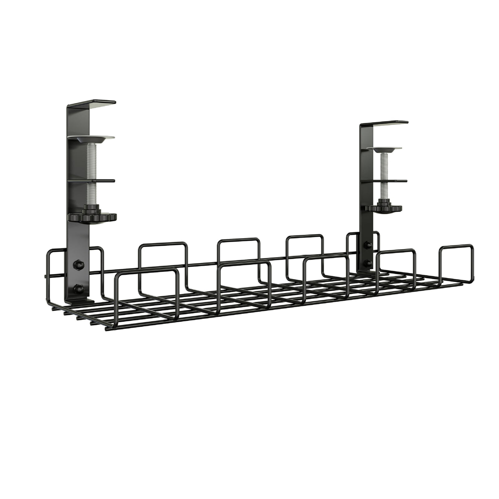 Xssm Under-Desk Cable Management Tray - No Drill Adjustable, Computer ...