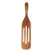 Uxcell Durable Wooden Cooking-Serving Spatula Spoon Paddle with Hanging ...