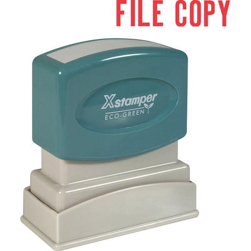 Xstamper-1PK Xstamper File Copy Title Stamp - Message Stamp - "File ...