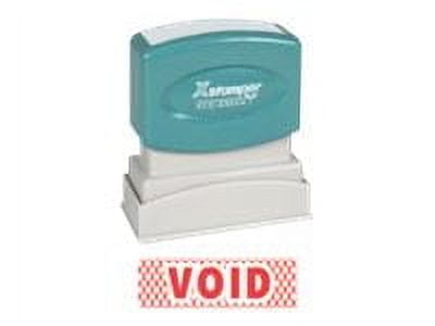 Xstamper, XST1825, Pre-Inked VOID One Color Title Stamp, 1 Each ...