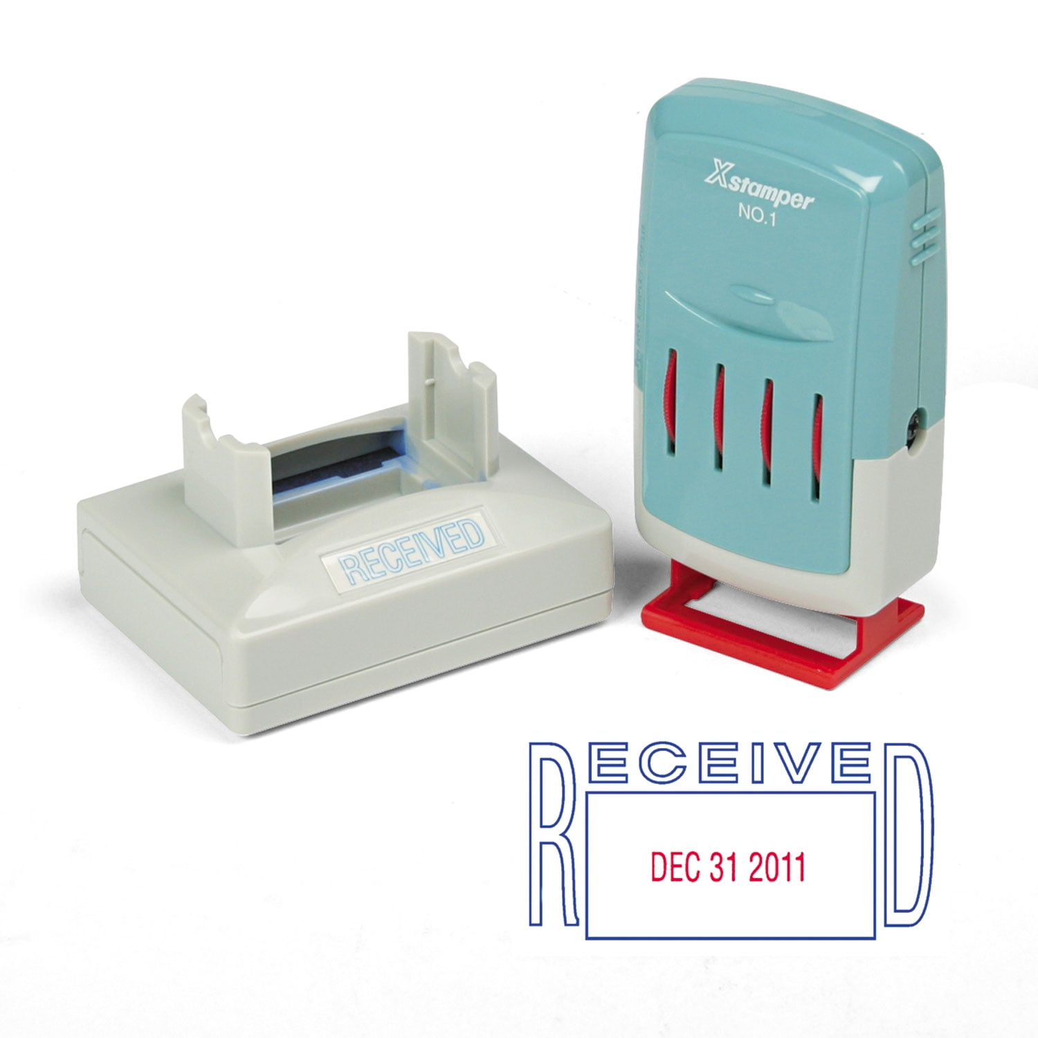 Xstamper XST66211 VersaDater Stamp, Received, Paid, Year, Date Stamper ...