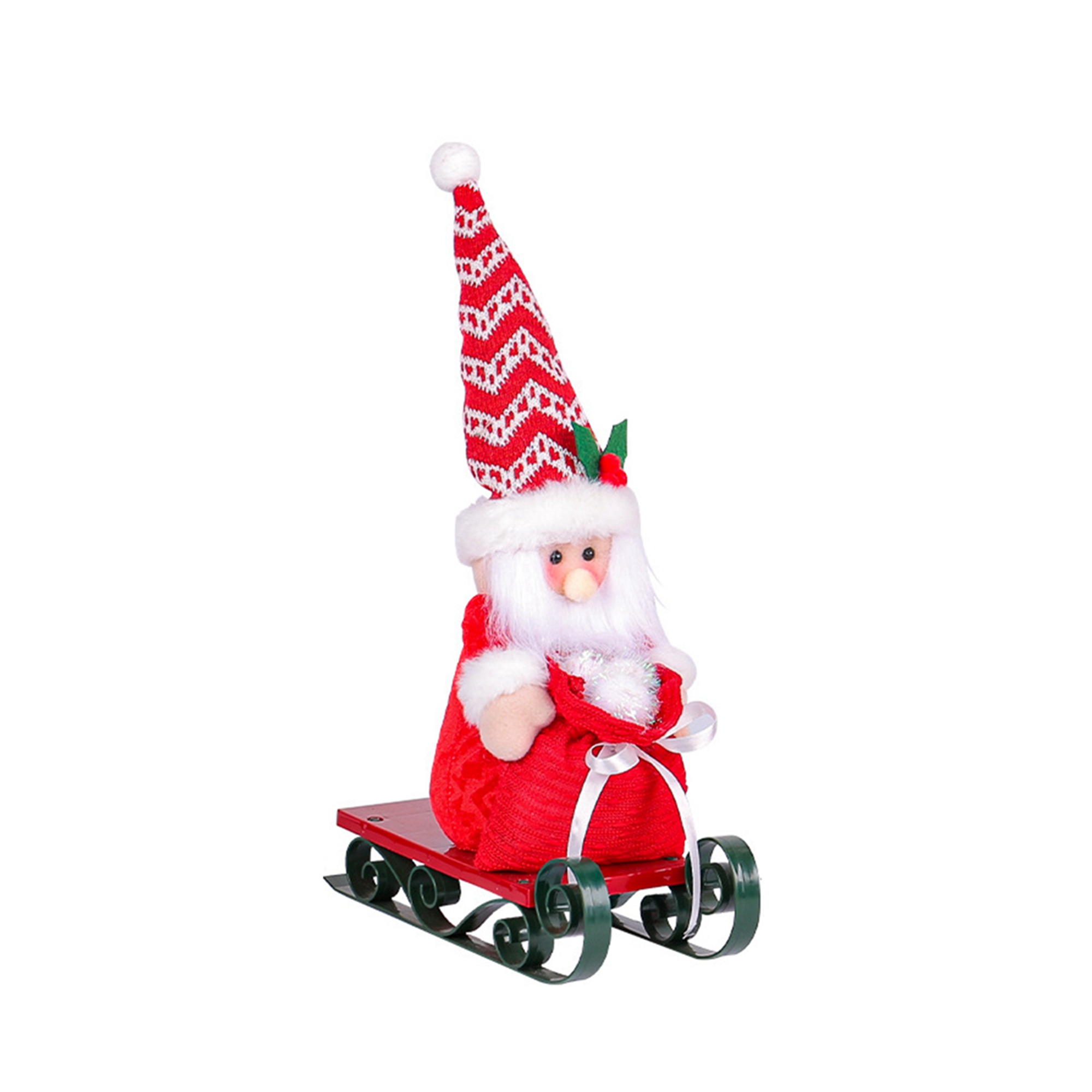 Xsylife Santa in Sleigh Christmas Window Decoration Fireplace Shelf ...