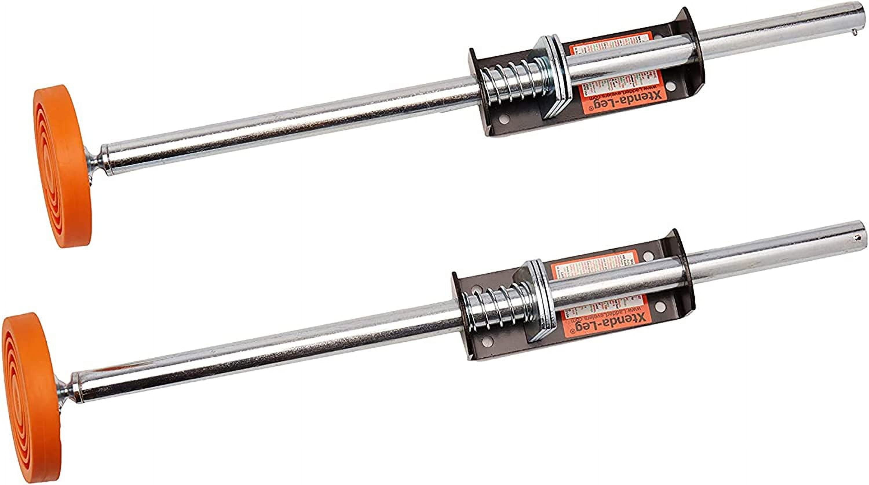 Xtenda-Leg® Ladder Leveler with Rubber Feet Orange Meets OSHA Safety ...