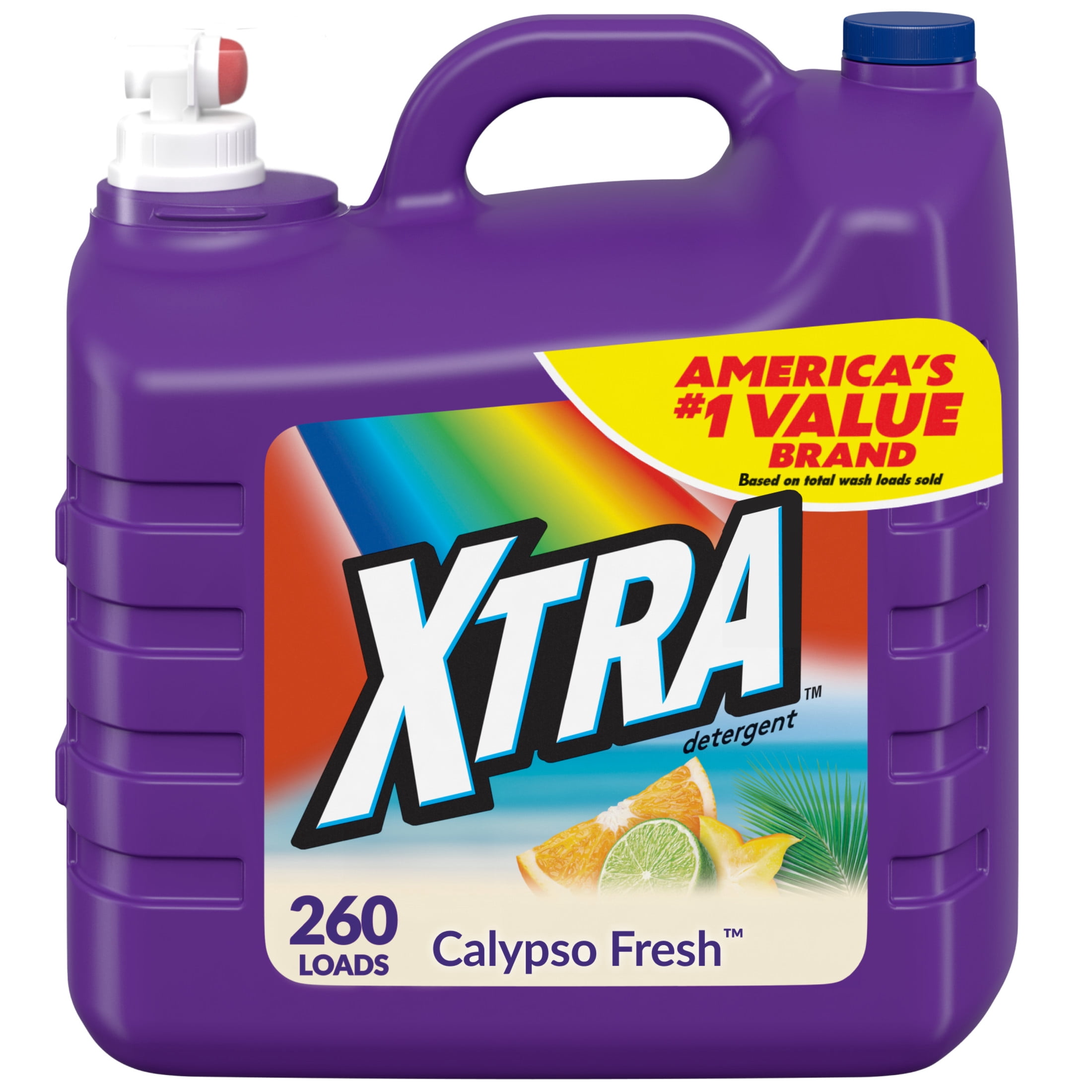 XTRA Tropical Passion, Calypso Fresh, High Efficiency Liquid Laundry ...