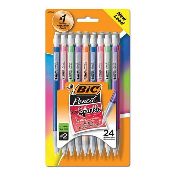 "Xtra-Sparkle Mechanical Pencil Value Pack, 0.7 Mm, Hb (#2.5), Black ...